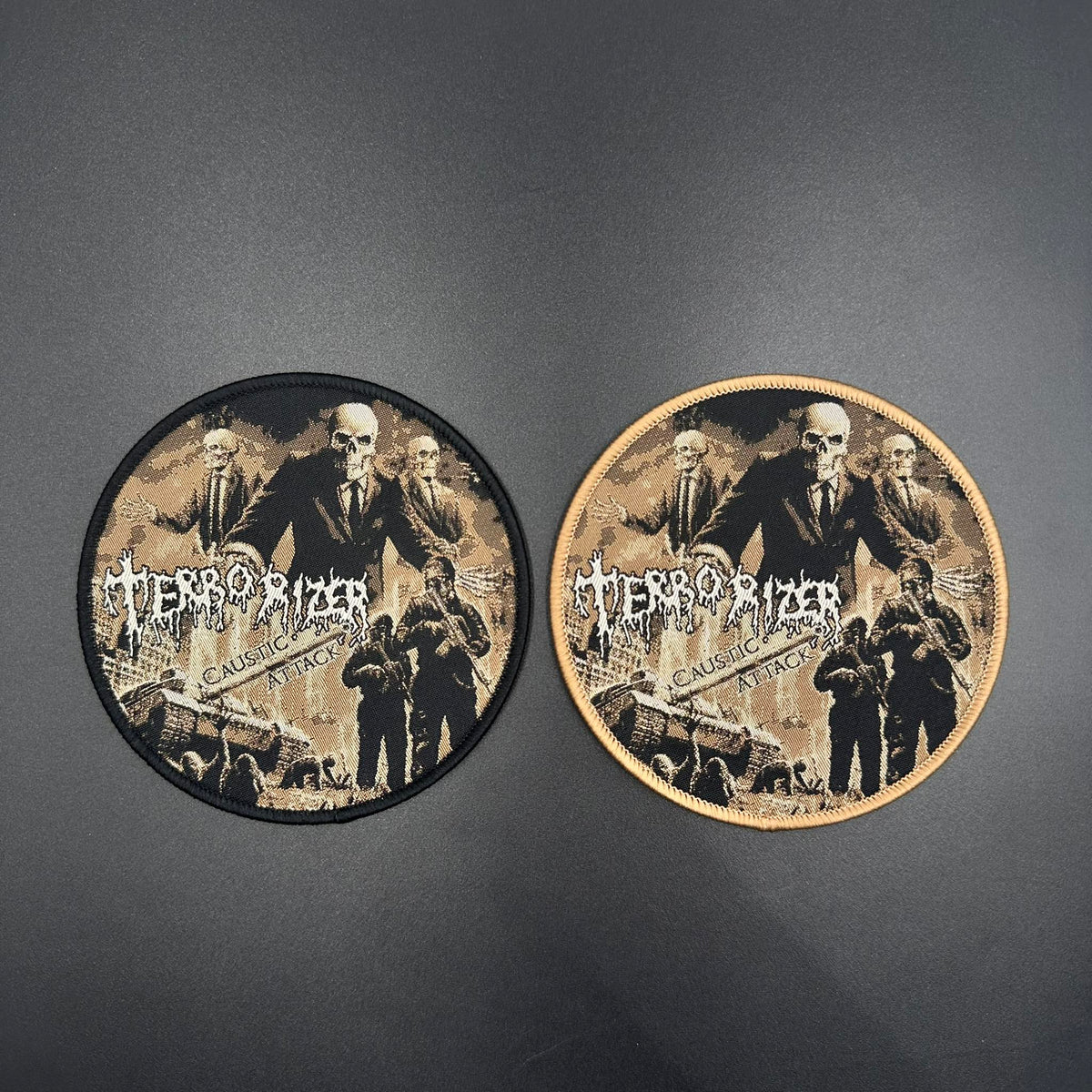 Terrorizer - Caustic Attack – Pull The Plug Patches