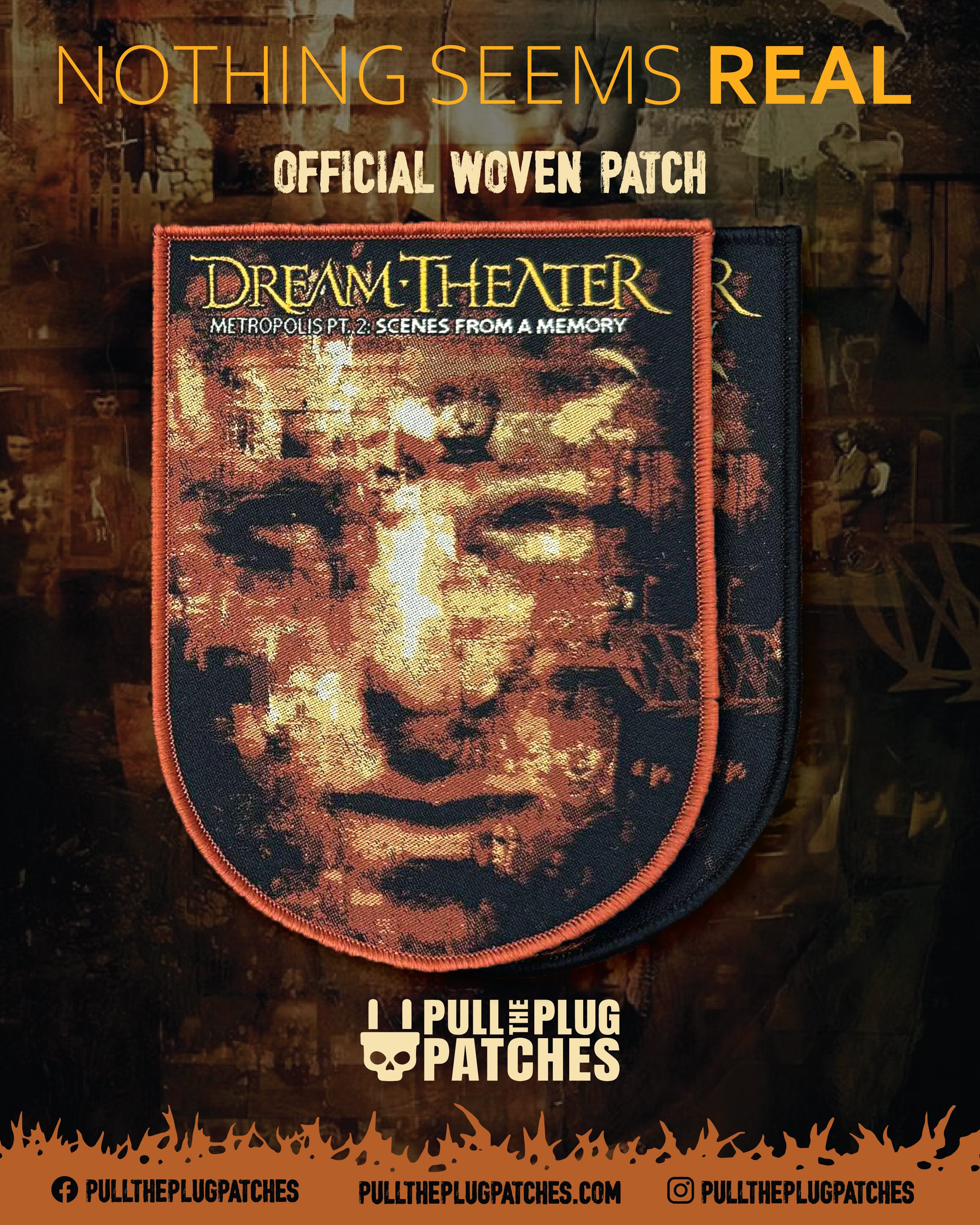 Dream Theater - Metropolis Pt. 2: Scenes from a Memory - Patch – Pull The Plug Patches