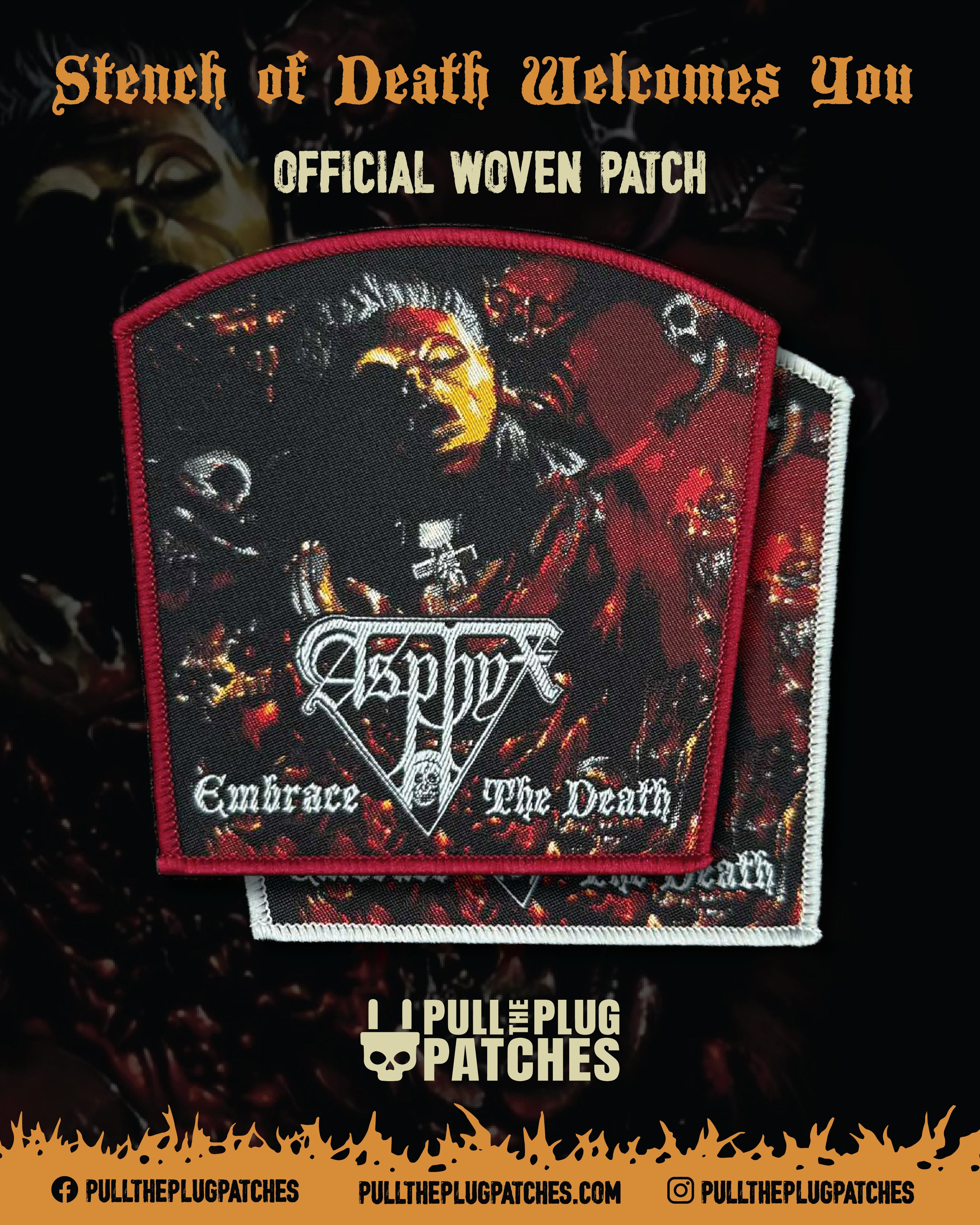 Asphyx - Embrace the Death - Patch – Pull The Plug Patches
