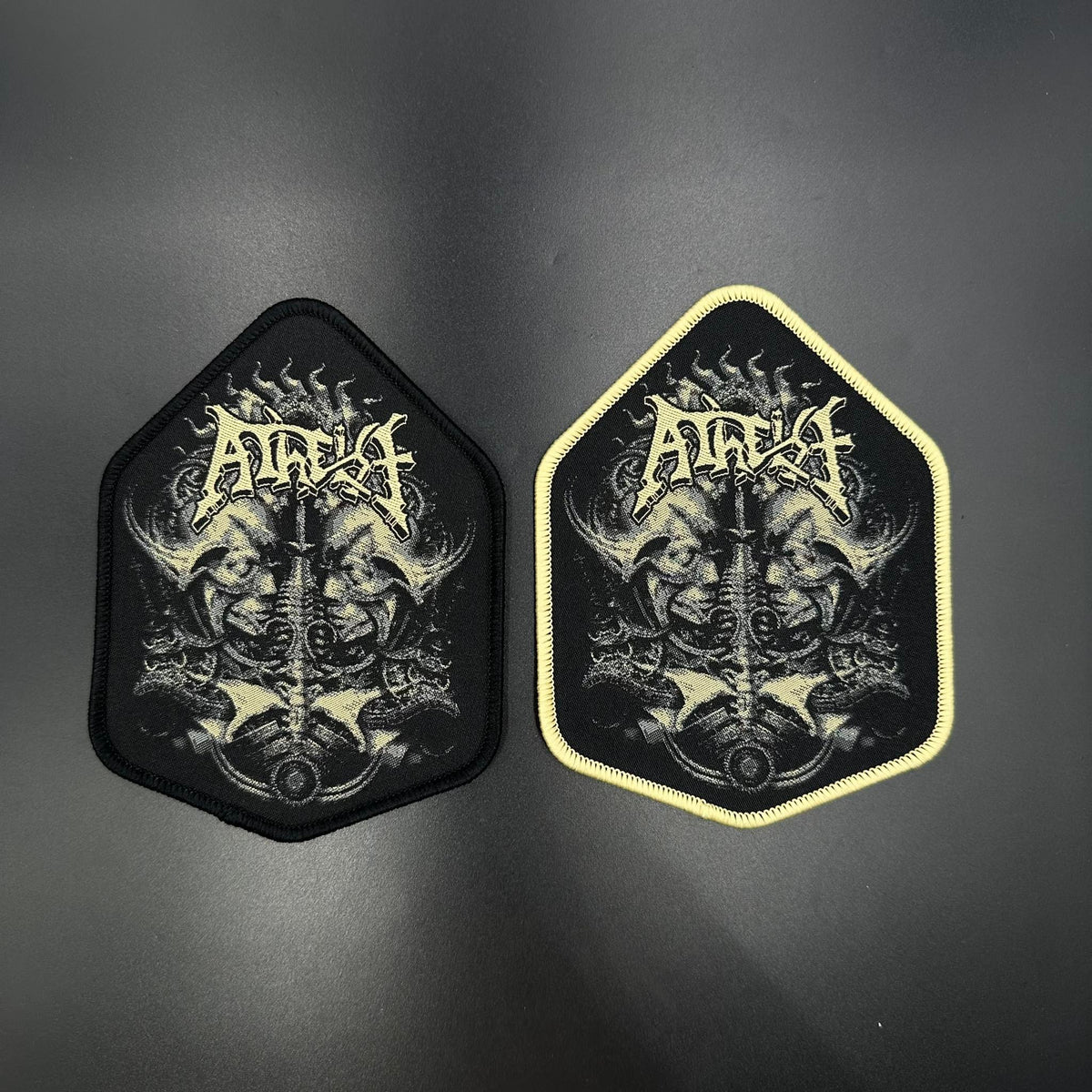 Atheist - Biomechanical Spine – Pull The Plug Patches