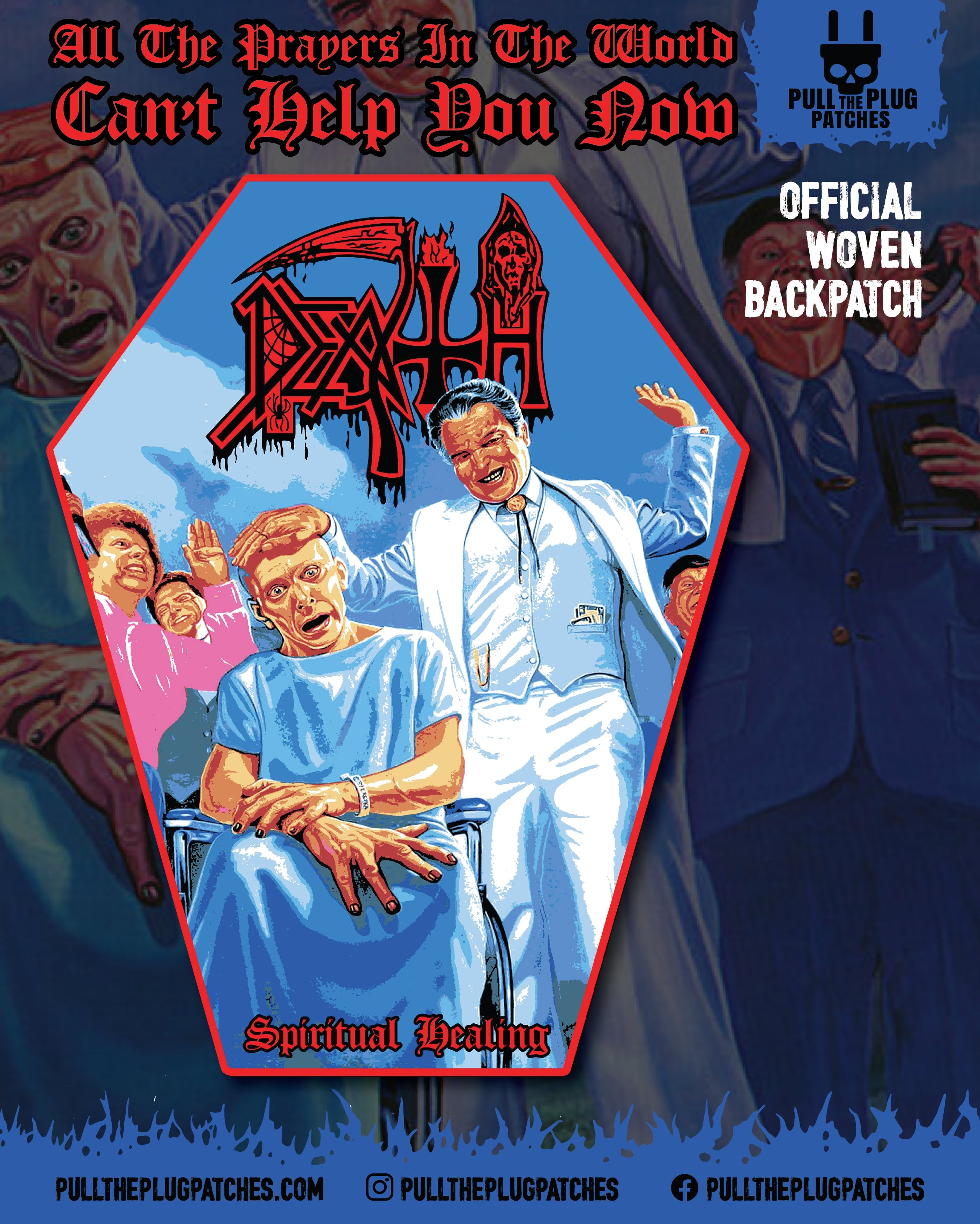 Death - Spiritual Healing - Backpatch – Pull The Plug Patches
