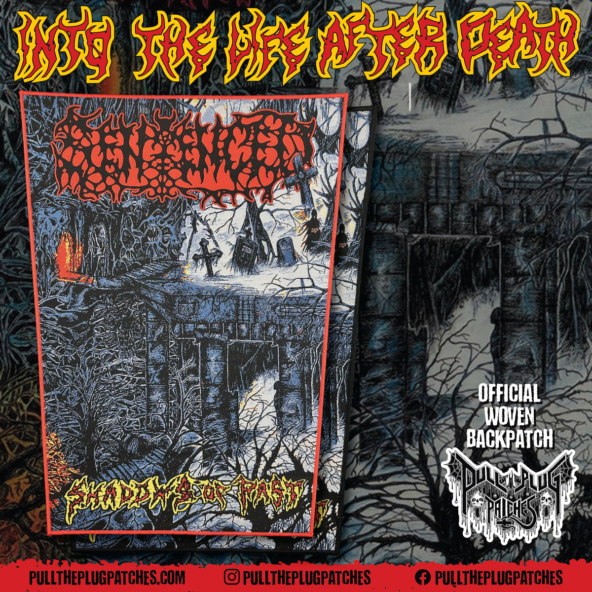 Sentenced - Shadows Of Past - Backpatch – Pull The Plug Patches