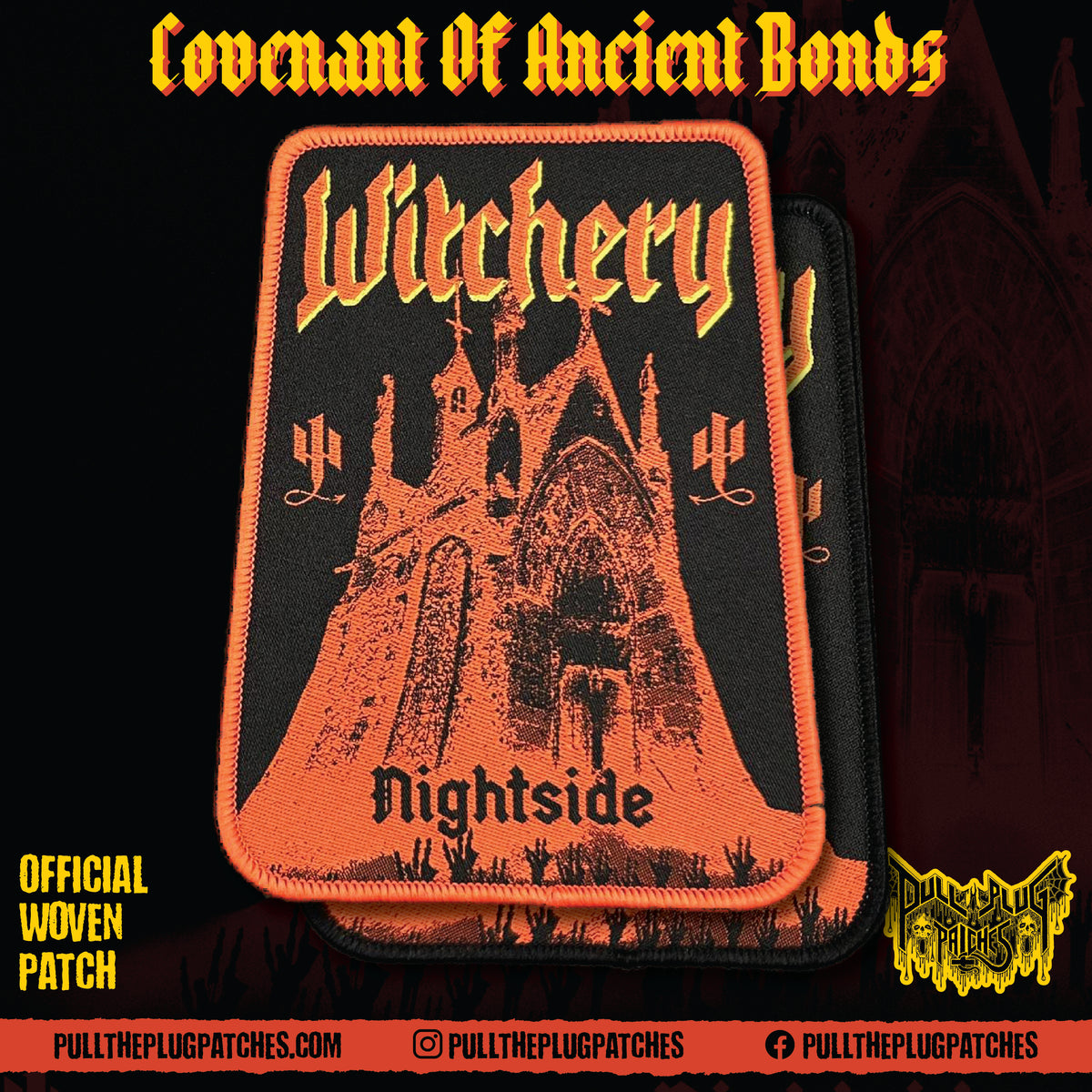 Witchery - Nightside – Pull The Plug Patches