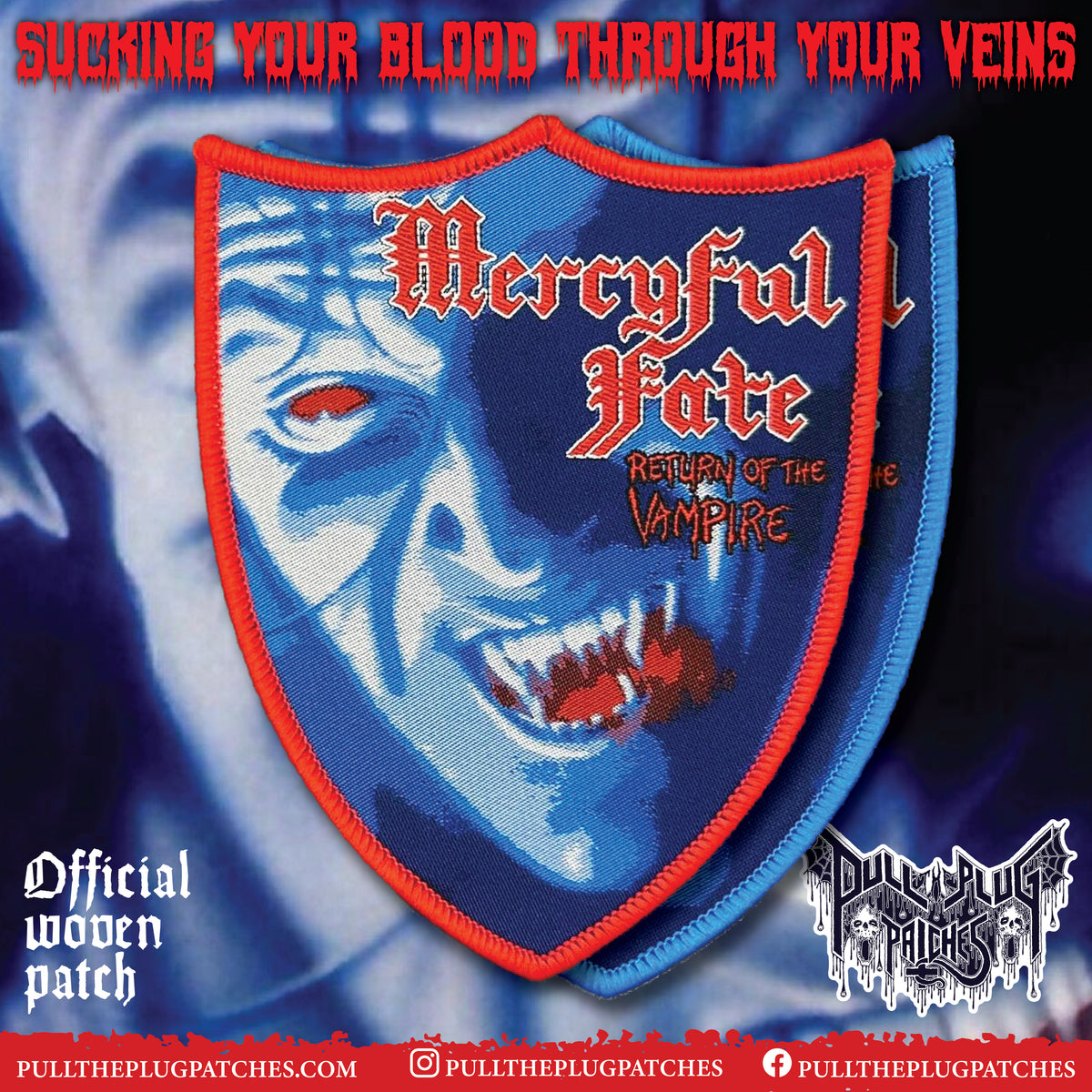 Mercyful Fate - Return of the Vampire – Pull The Plug Patches