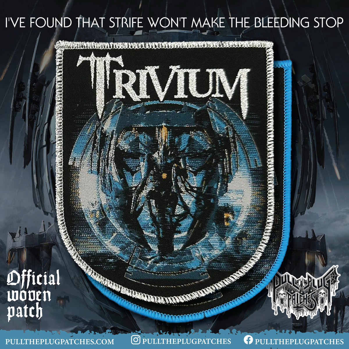 Trivium - Vengeance Falls – Pull The Plug Patches