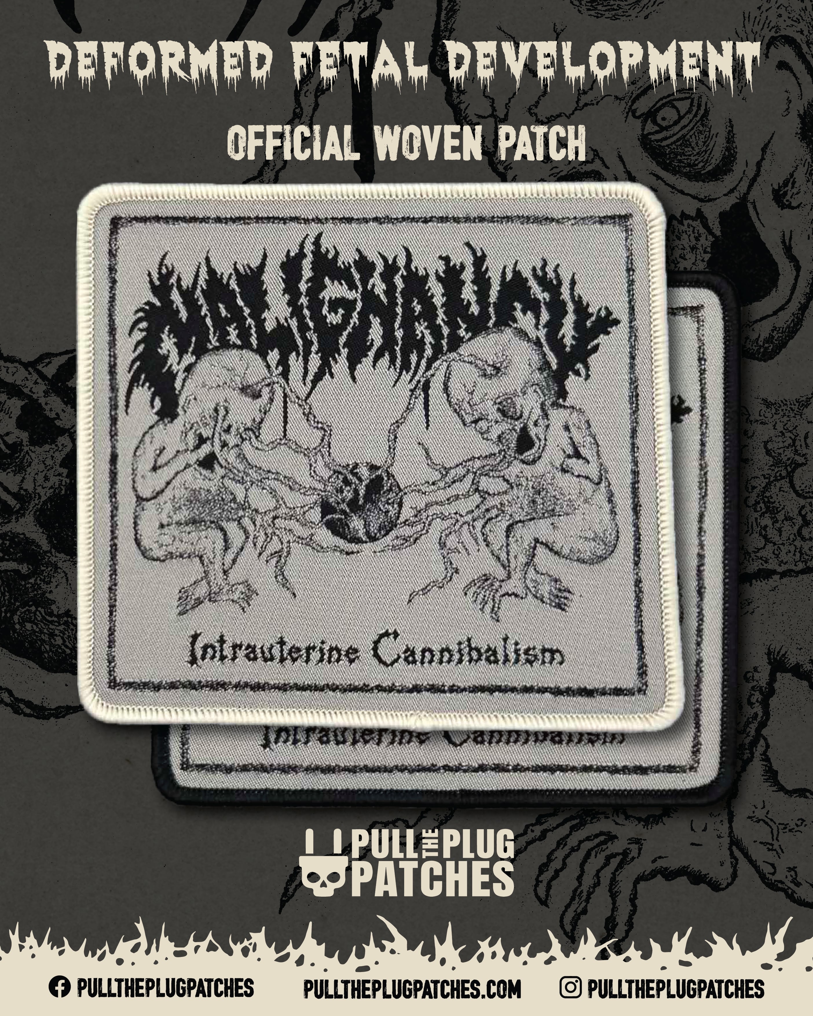 Malignancy - Intrauterine Cannibalism - Patch – Pull The Plug Patches