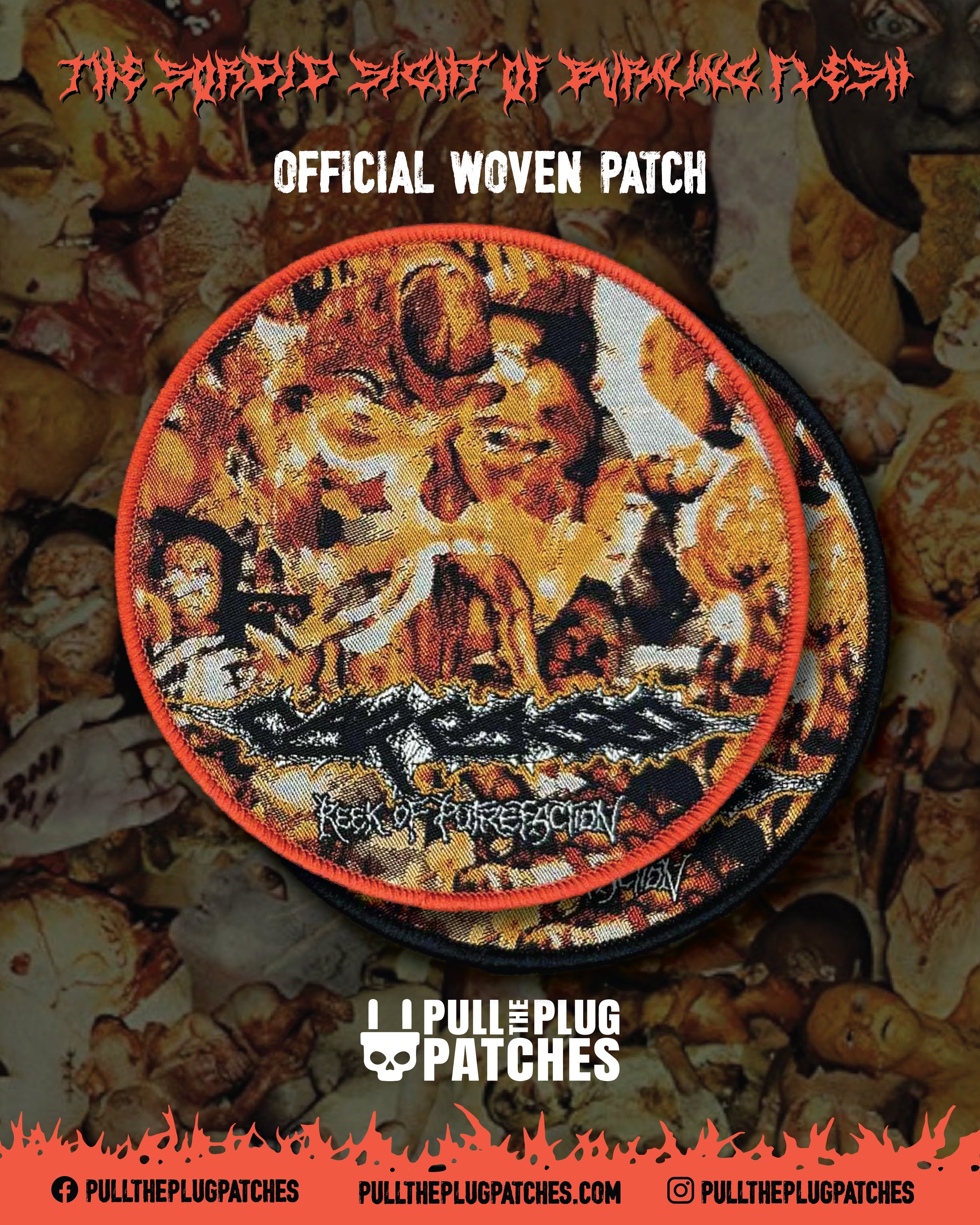 Carcass - Reek Of Putrefaction - Patch – Pull The Plug Patches