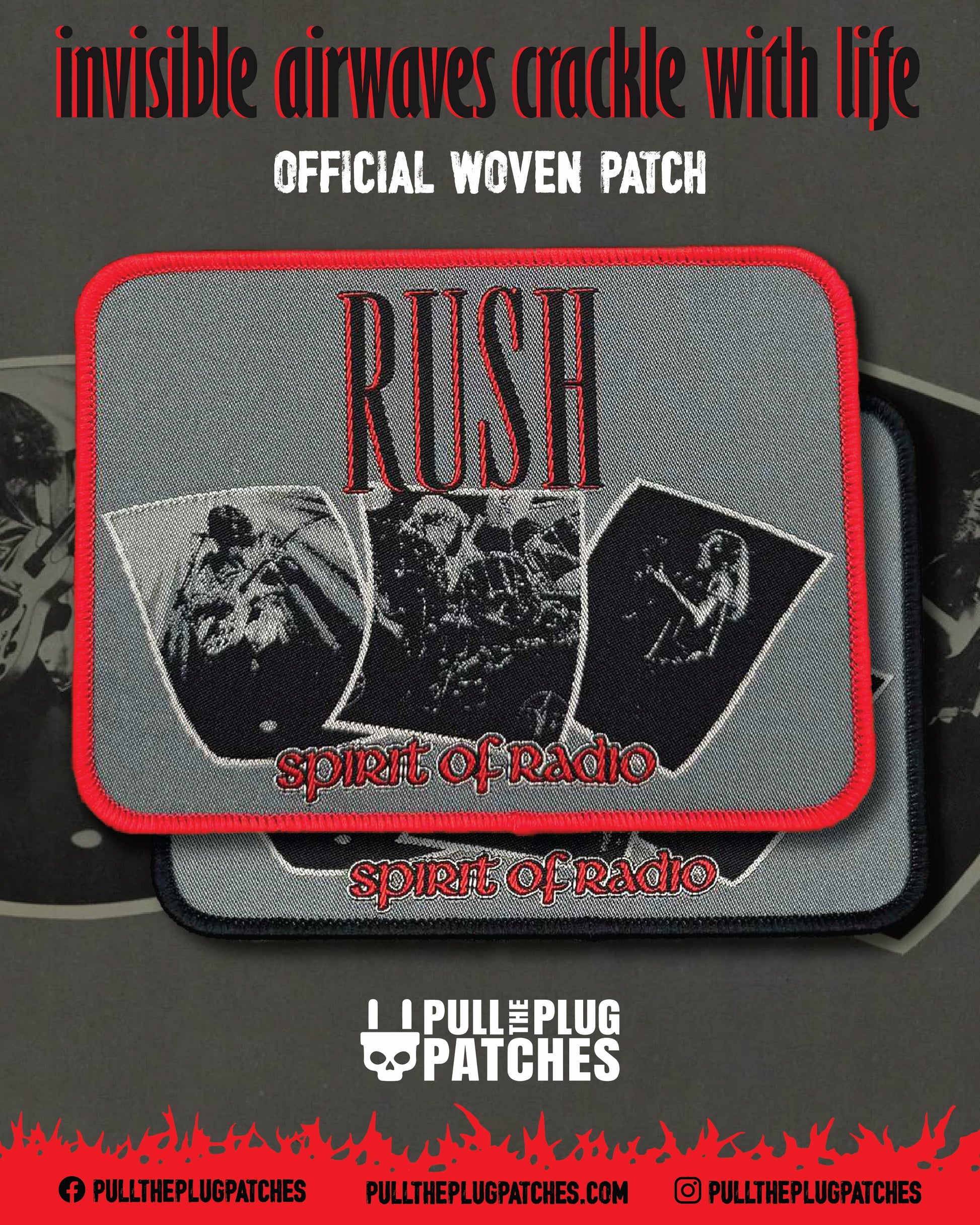 Rush - The Spirit Of Radio - Patch – Pull The Plug Patches