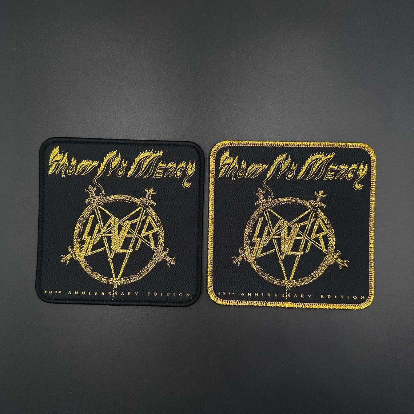 Slayer - Show No Mercy 40th Anniversary Edition - Patch – Pull The Plug ...
