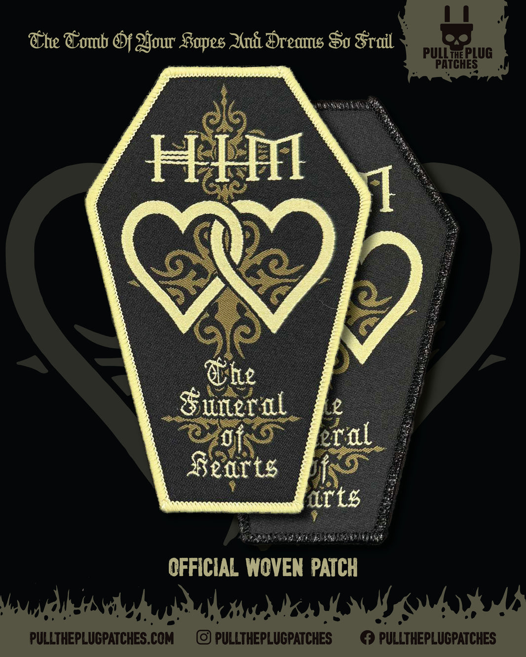 HIM – Pull The Plug Patches