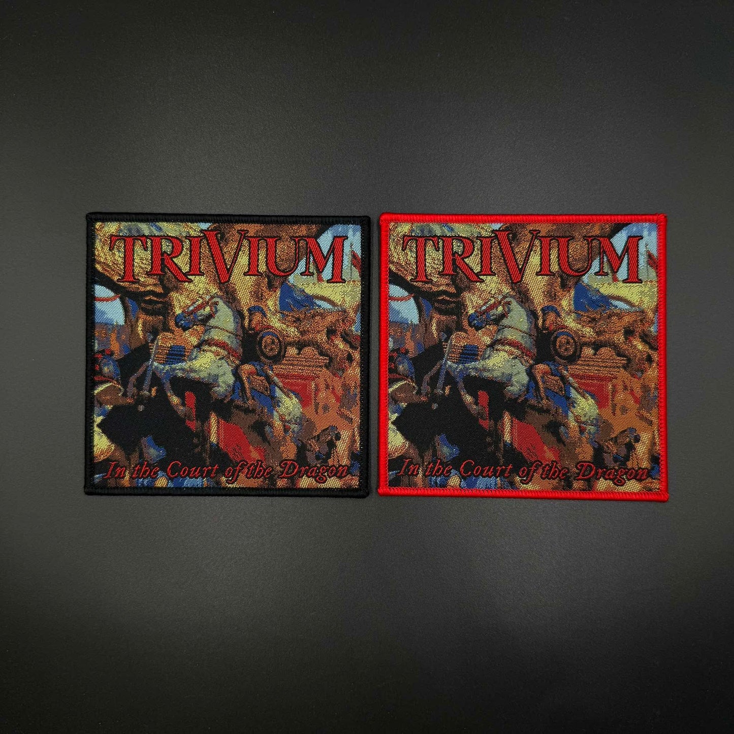 Trivium - In The Court Of The Dragon - Square Patch – Pull The Plug Patches