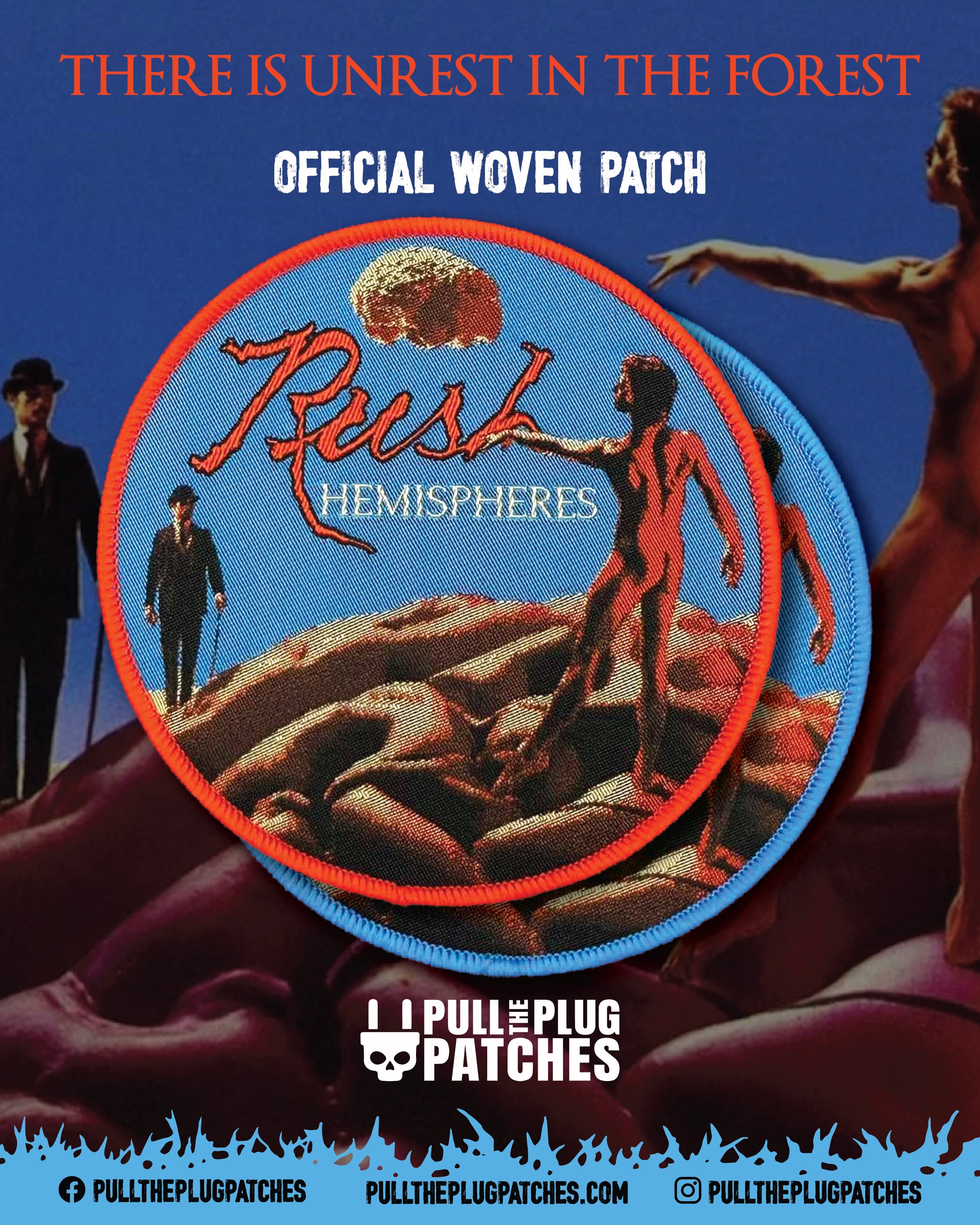 Rush - Hemispheres - Patch – Pull The Plug Patches