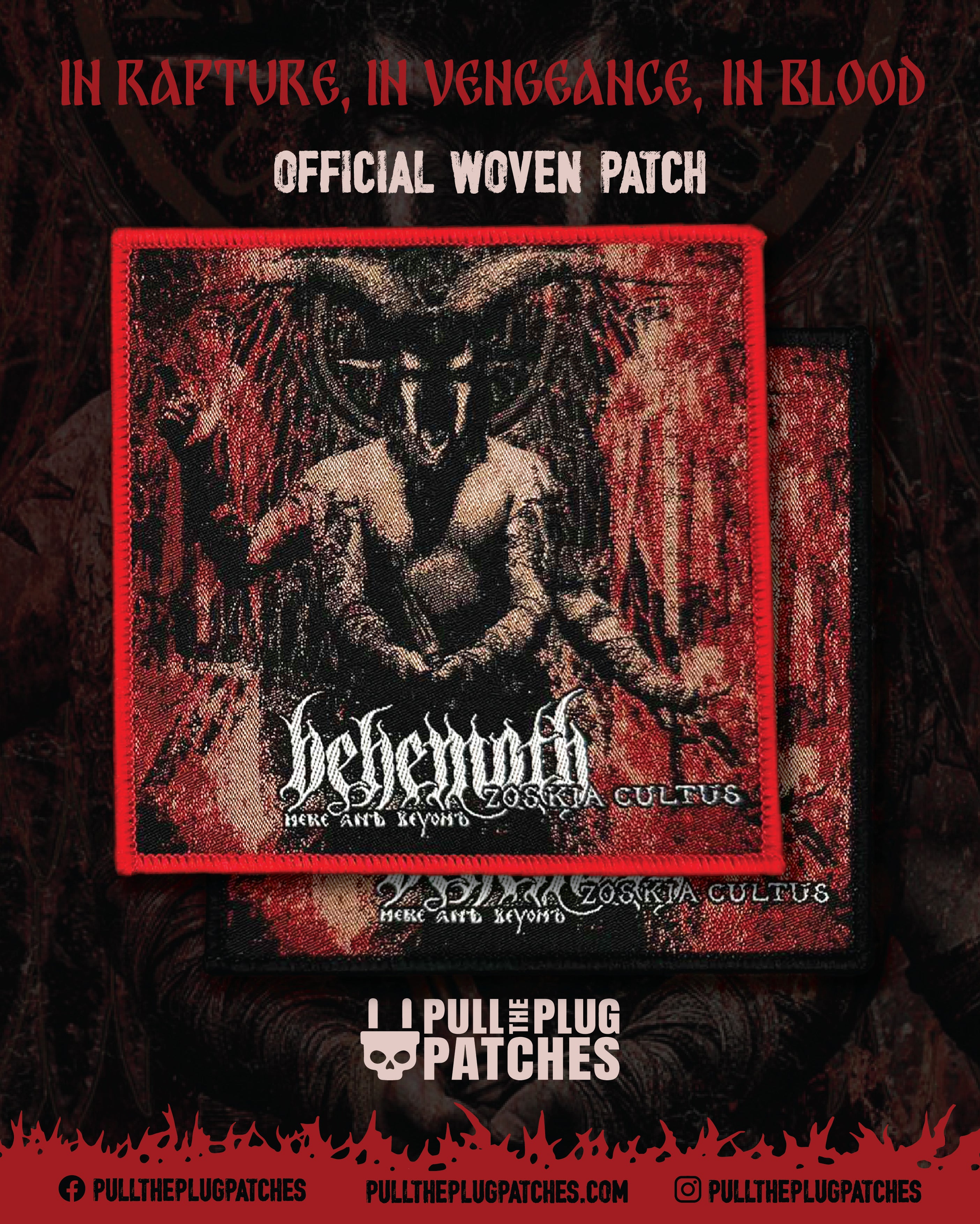 Behemoth - Zos Kia Cultus (Here and Beyond) - Square Patch – Pull The Plug Patches