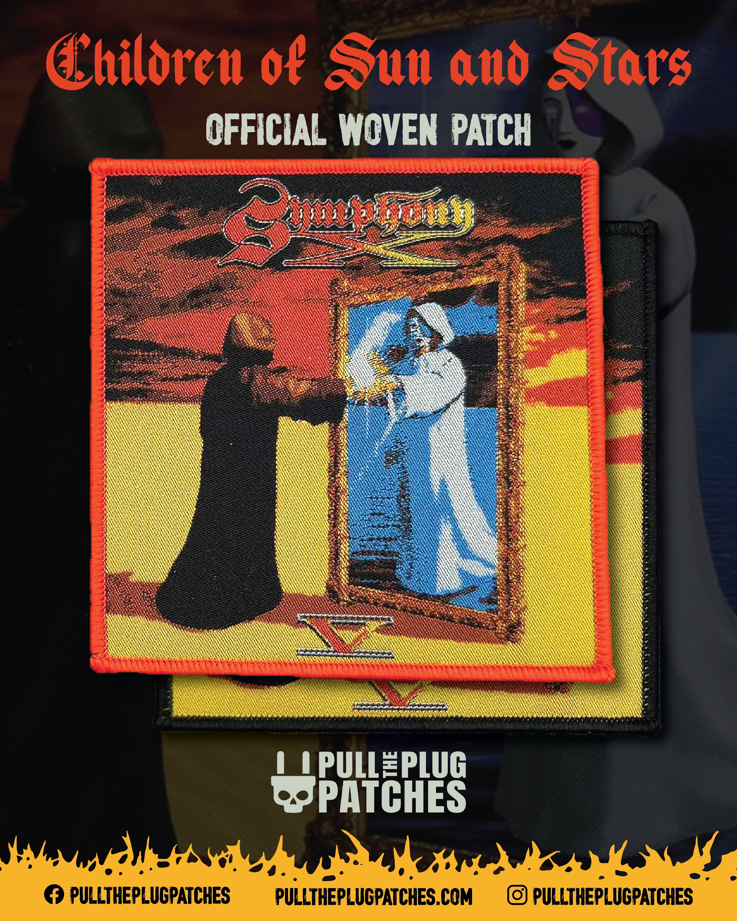Symphony X - V - Square Patch – Pull The Plug Patches