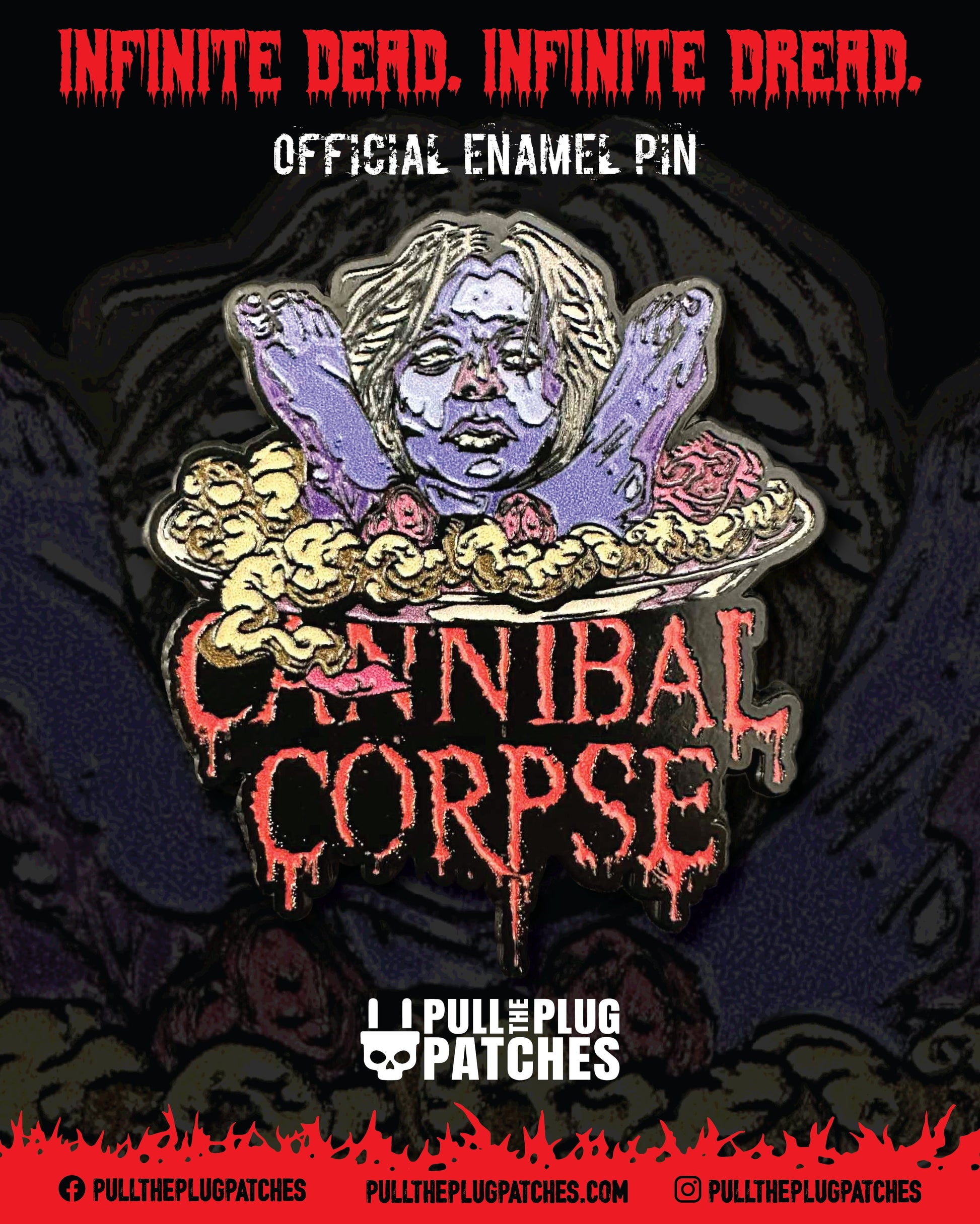 Cannibal Corpse - Chaos Horrific - Pin – Pull The Plug Patches