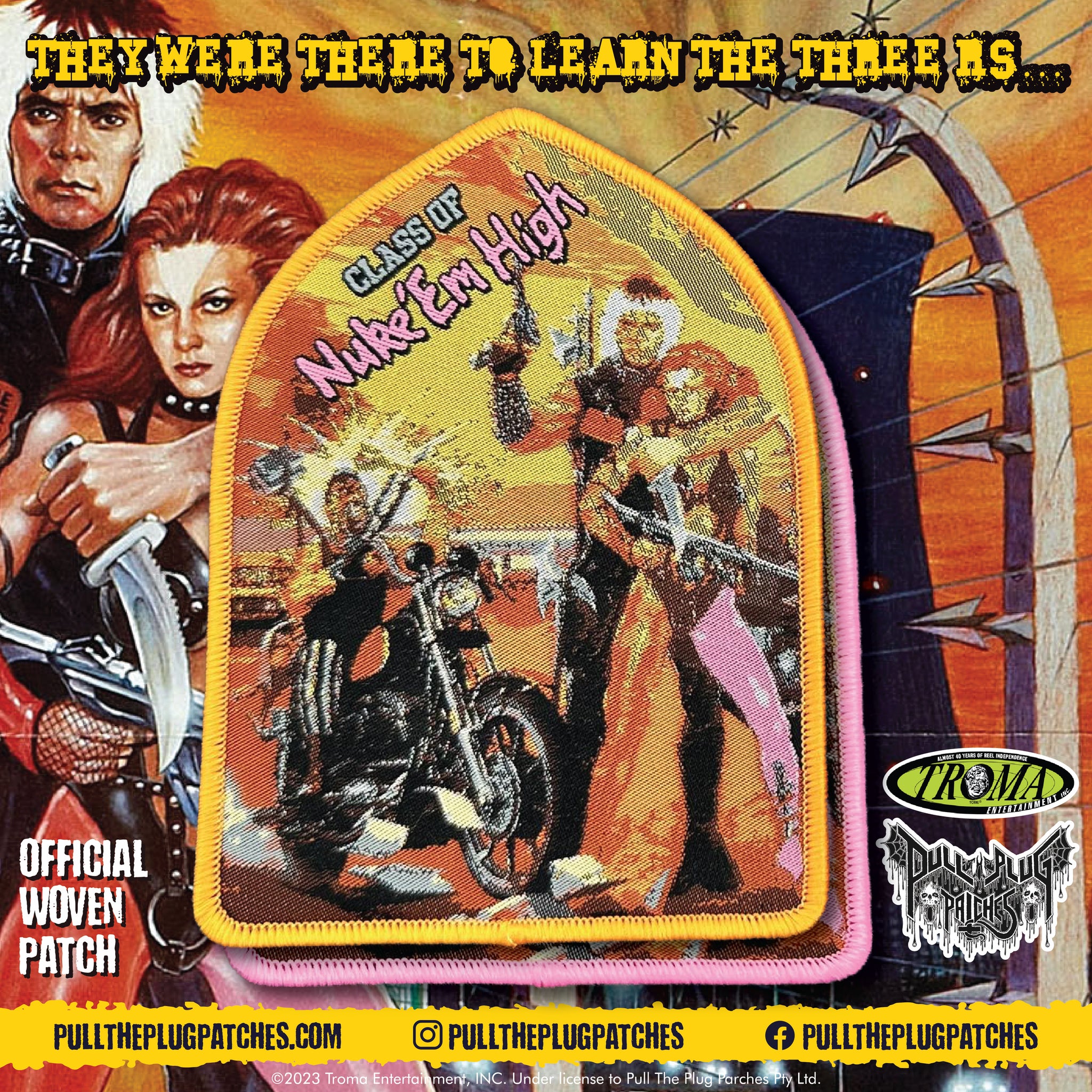 Class Of Nuke 'Em High – Pull The Plug Patches