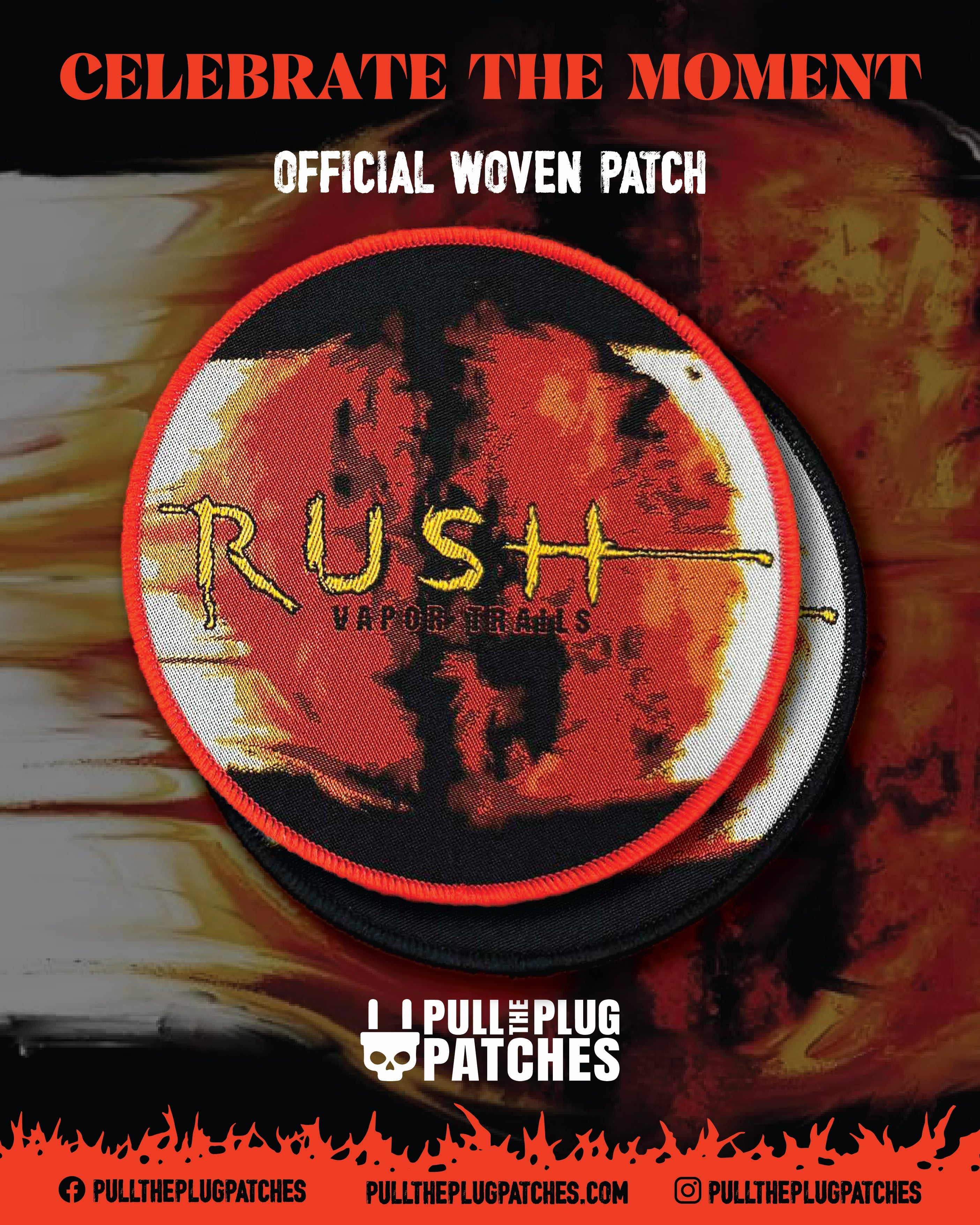 Rush - Vapour Trails - Patch – Pull The Plug Patches