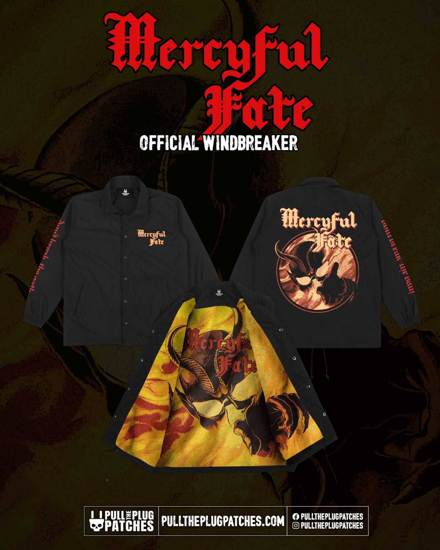 Mercyful Fate - Dont Break The Oath - Windbreaker – Pull The Plug Patches