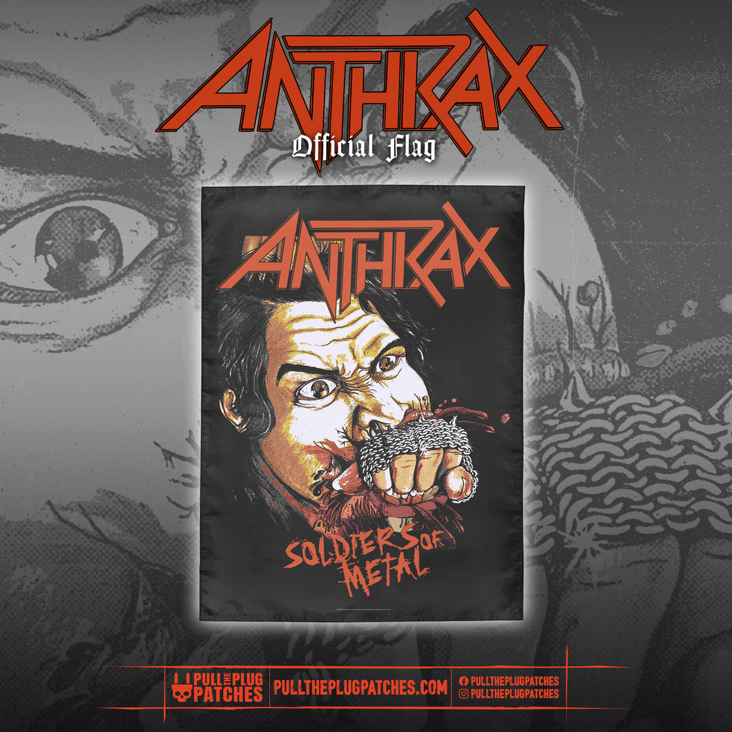 Anthrax - Fistful Of Metal - Flag – Pull The Plug Patches