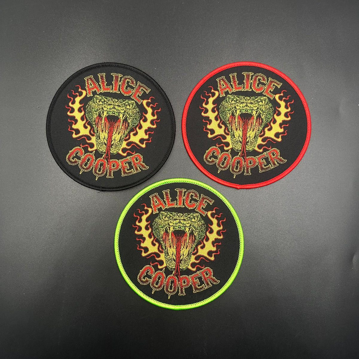 Alice Cooper - Snakebite – Pull The Plug Patches