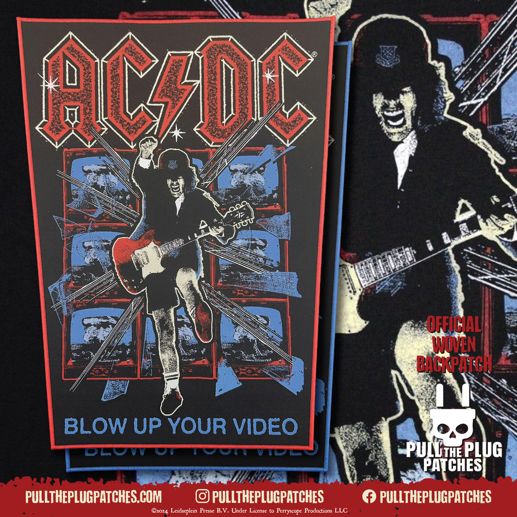 Woven Backpatches – Pull The Plug Patches