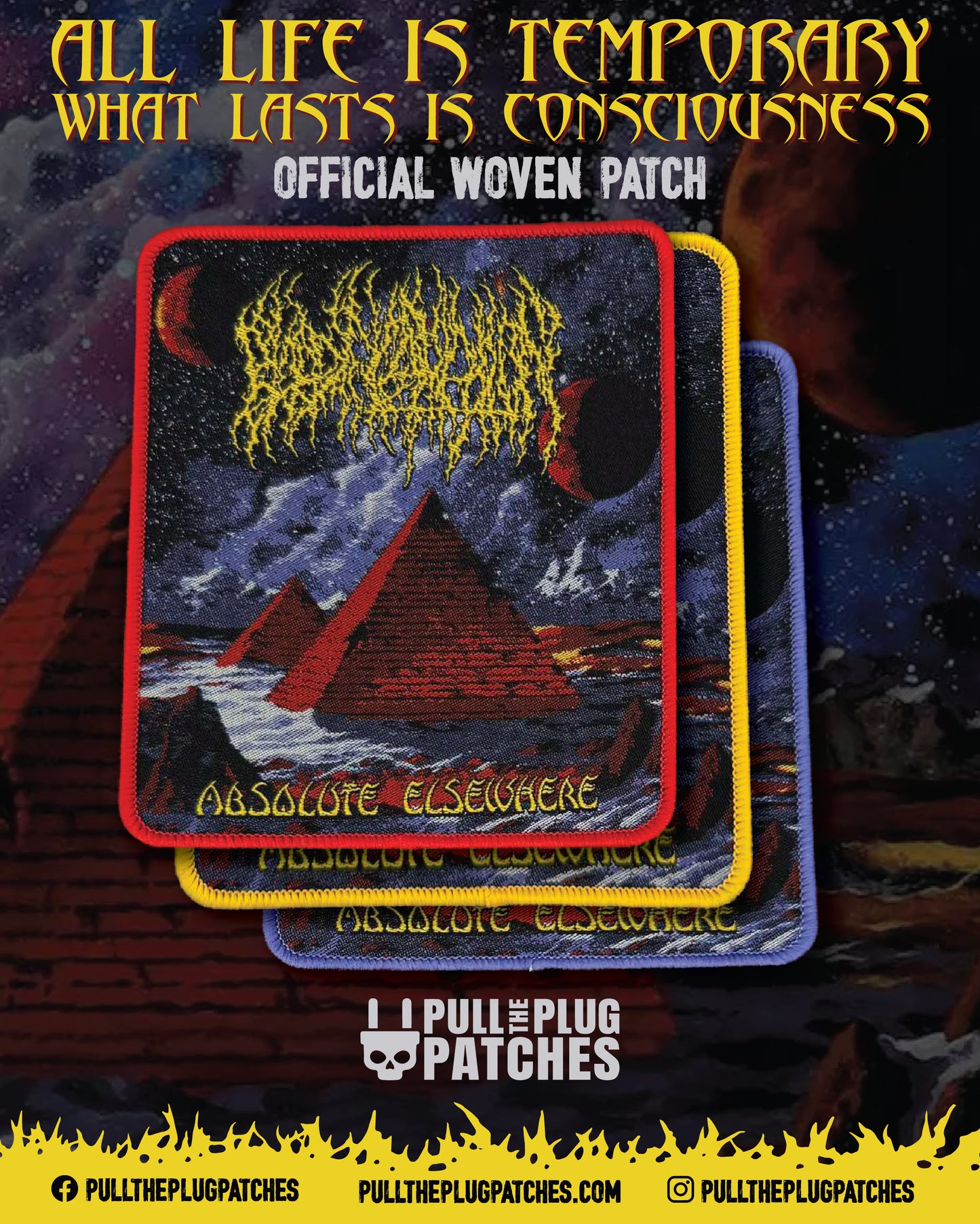 Blood Incantation - Absolute Elsewhere - Patch – Pull The Plug Patches