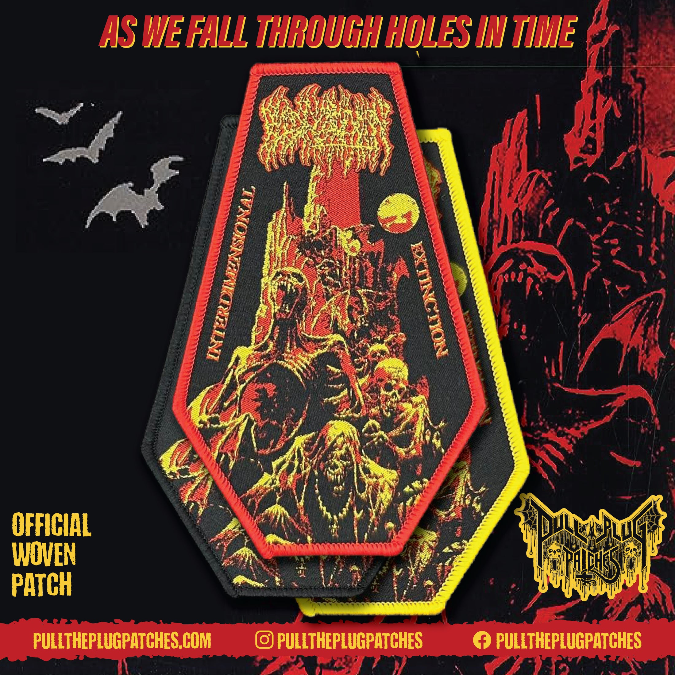 Blood Incantation - Interdimensional Extinction Coffin - Patch – Pull The Plug Patches
