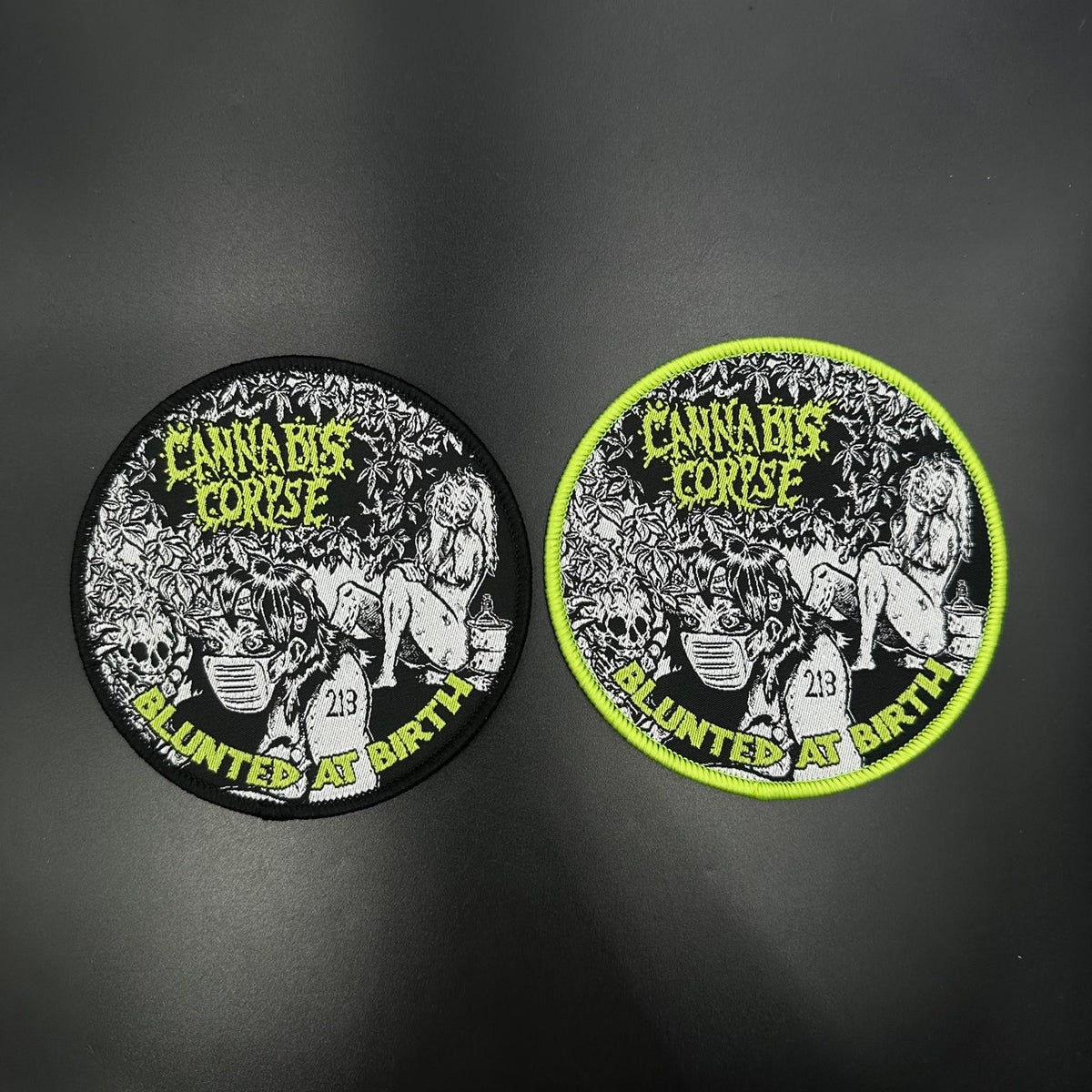 Cannabis Corpse - Blunted at Birth – Pull The Plug Patches