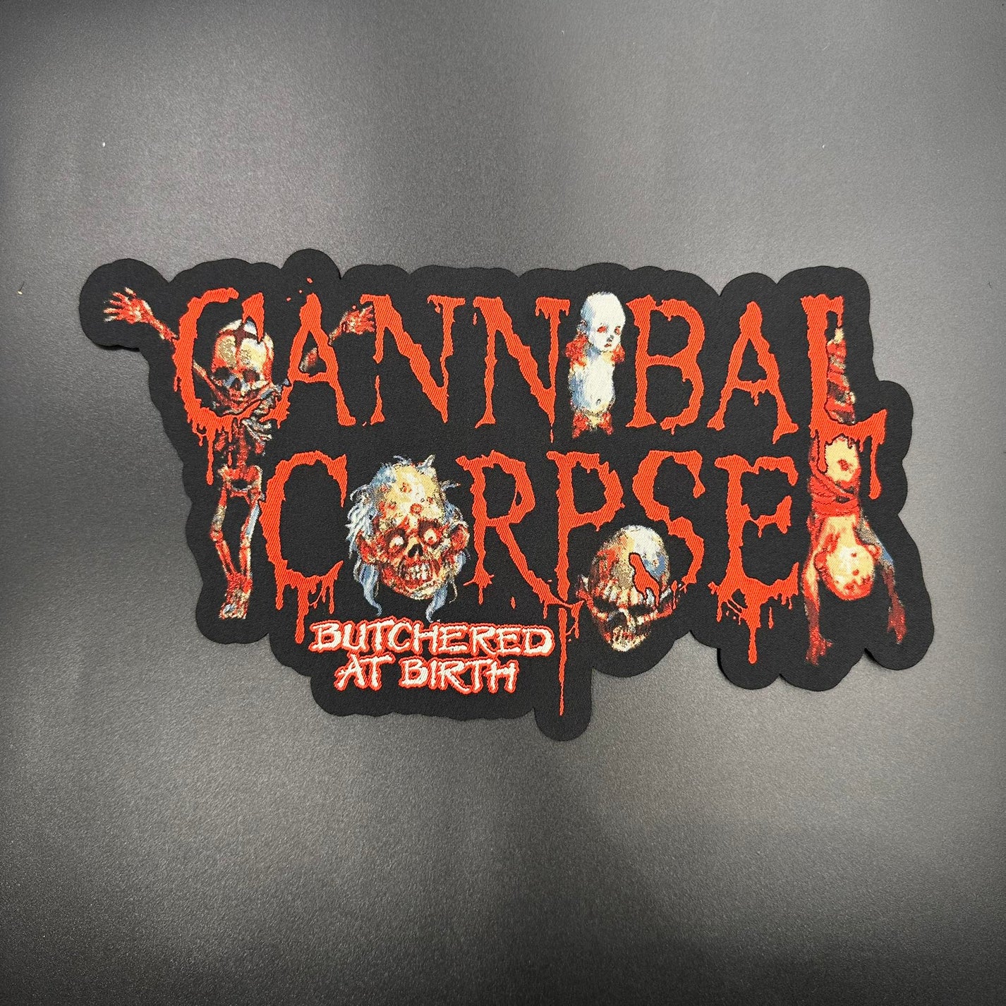 Cannibal Corpse - Butchered Logo - Oversize Patch – Pull The Plug Patches