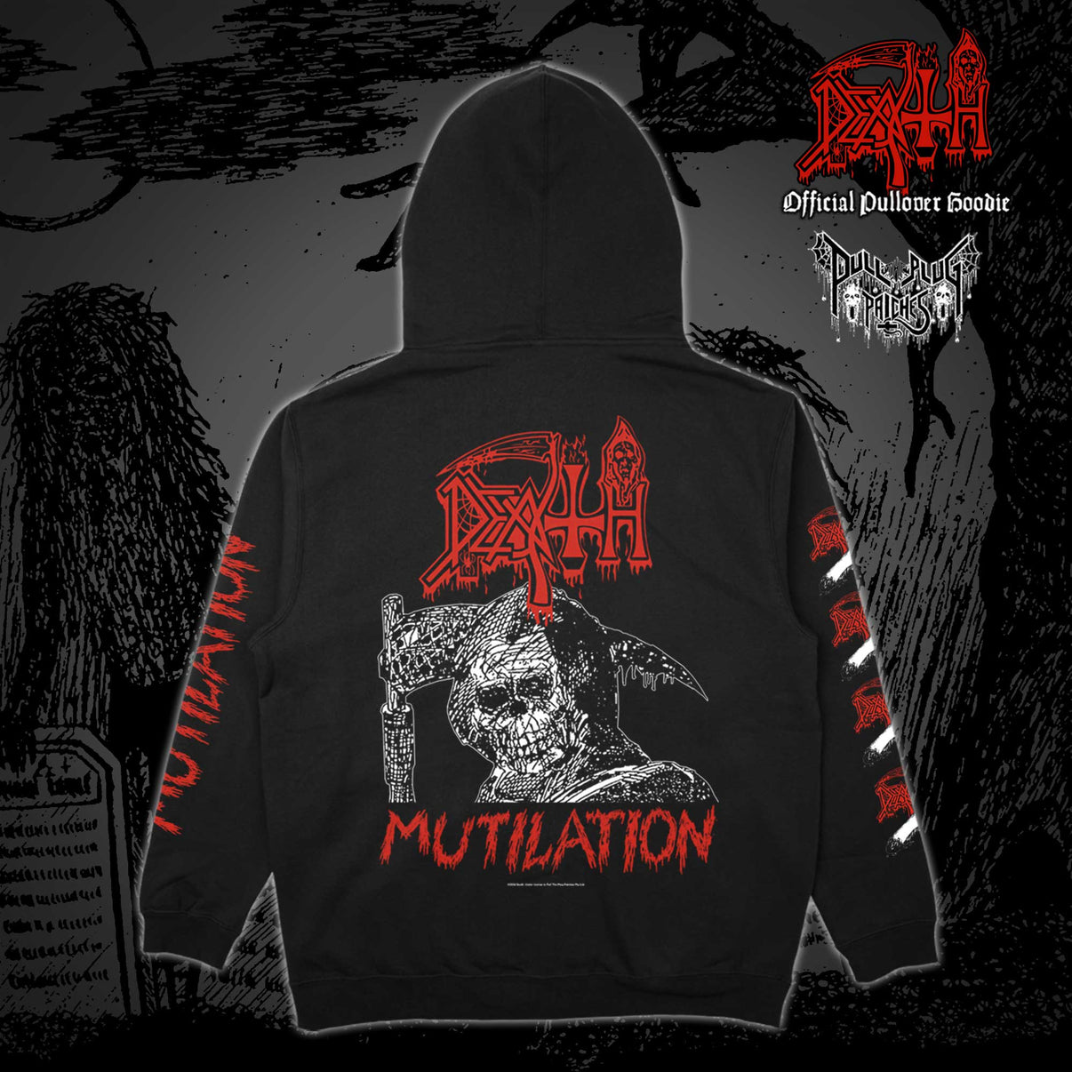 Death - Mutilation - Pullover Hoodie – Pull The Plug Patches
