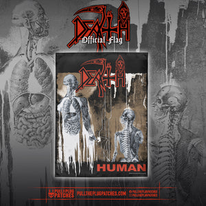 Death - Human - Flag – Pull The Plug Patches