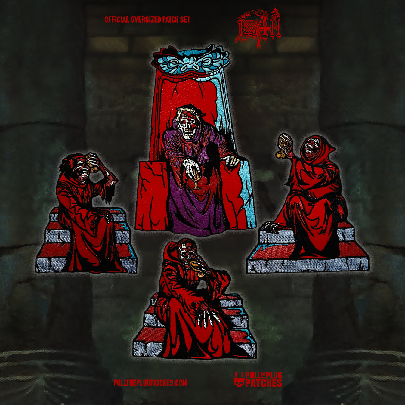 Death - Scream Bloody Gore - Embroidered Oversized Set – Pull The Plug ...