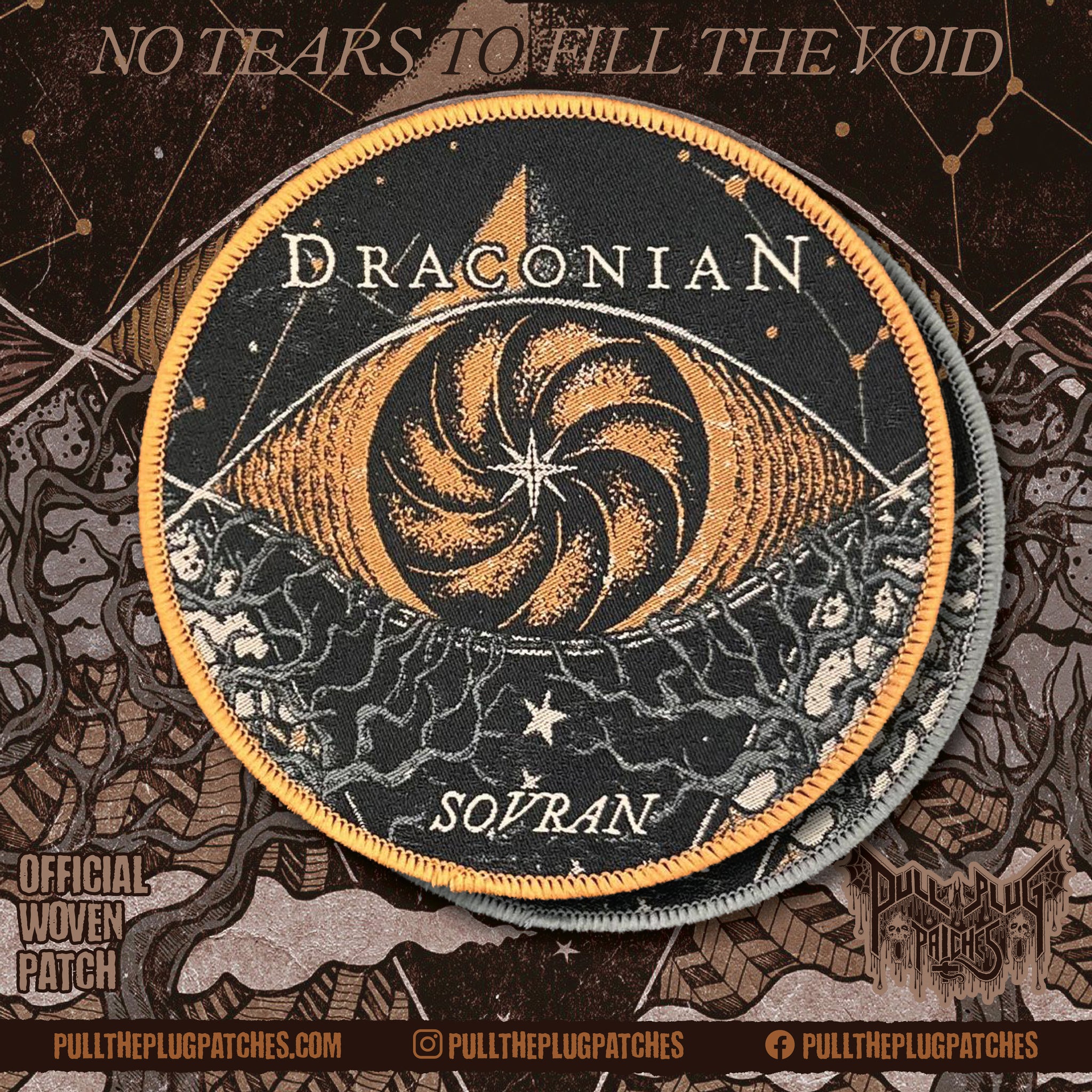 Draconian - Sovran – Pull The Plug Patches