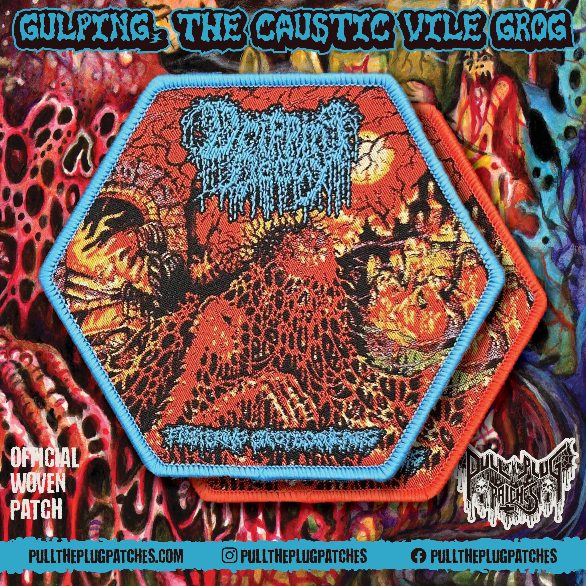 Dripping Decay - Festering Grotesqueries – Pull The Plug Patches