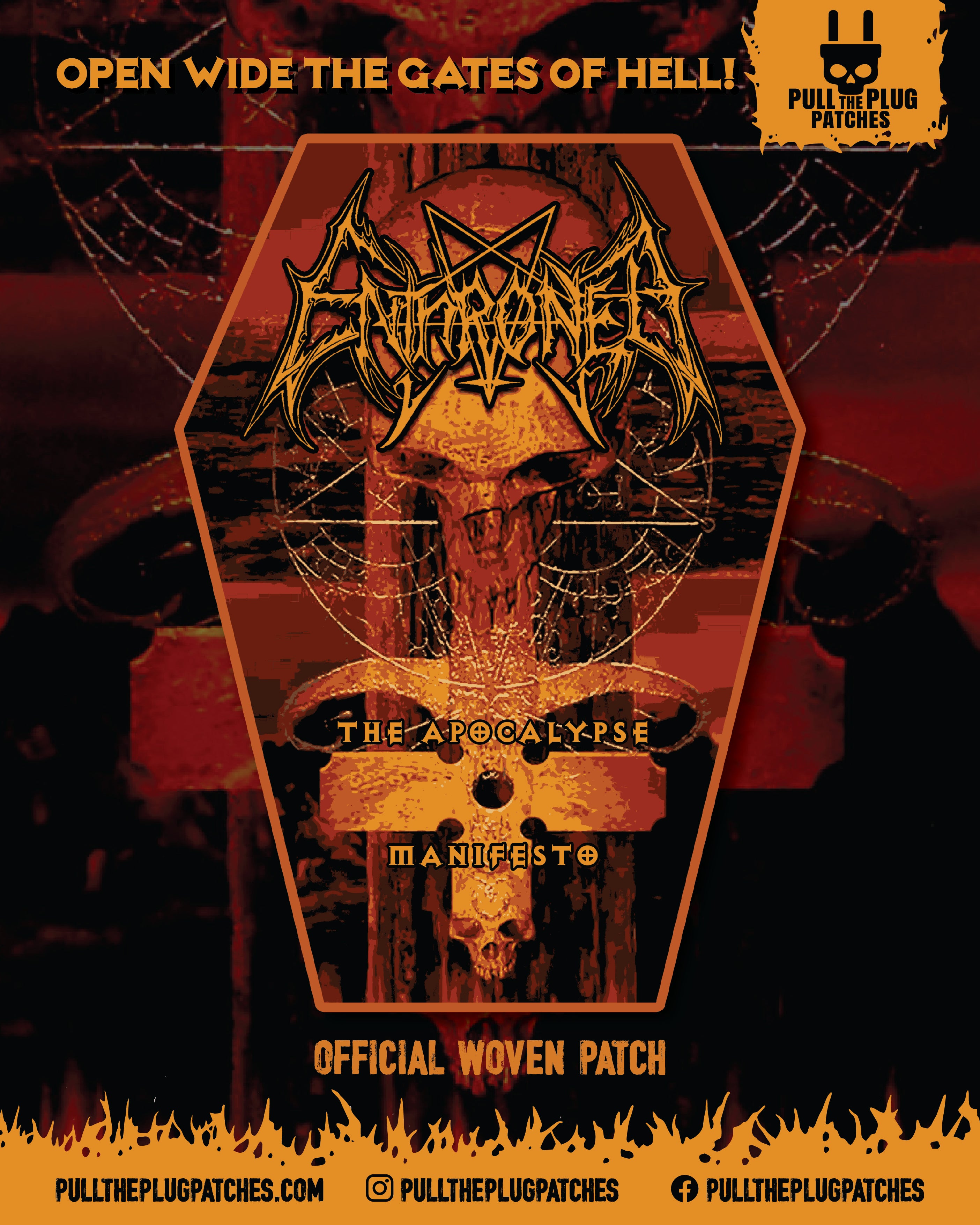 Enthroned - The Apocalypse Manifesto - Patch – Pull The Plug Patches