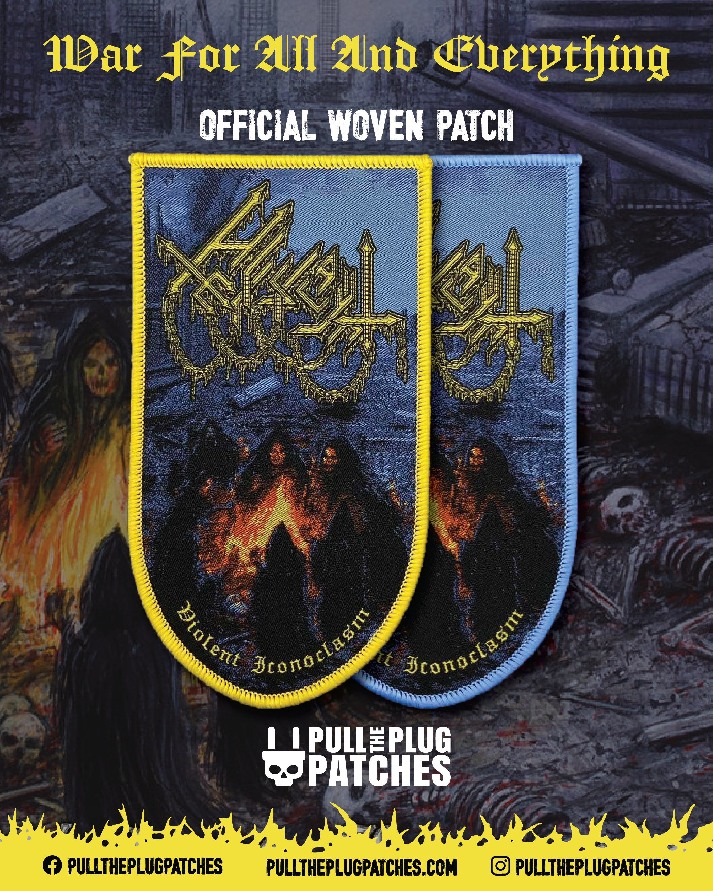 Hellslaught - Violent Iconoclasm - Patch – Pull The Plug Patches