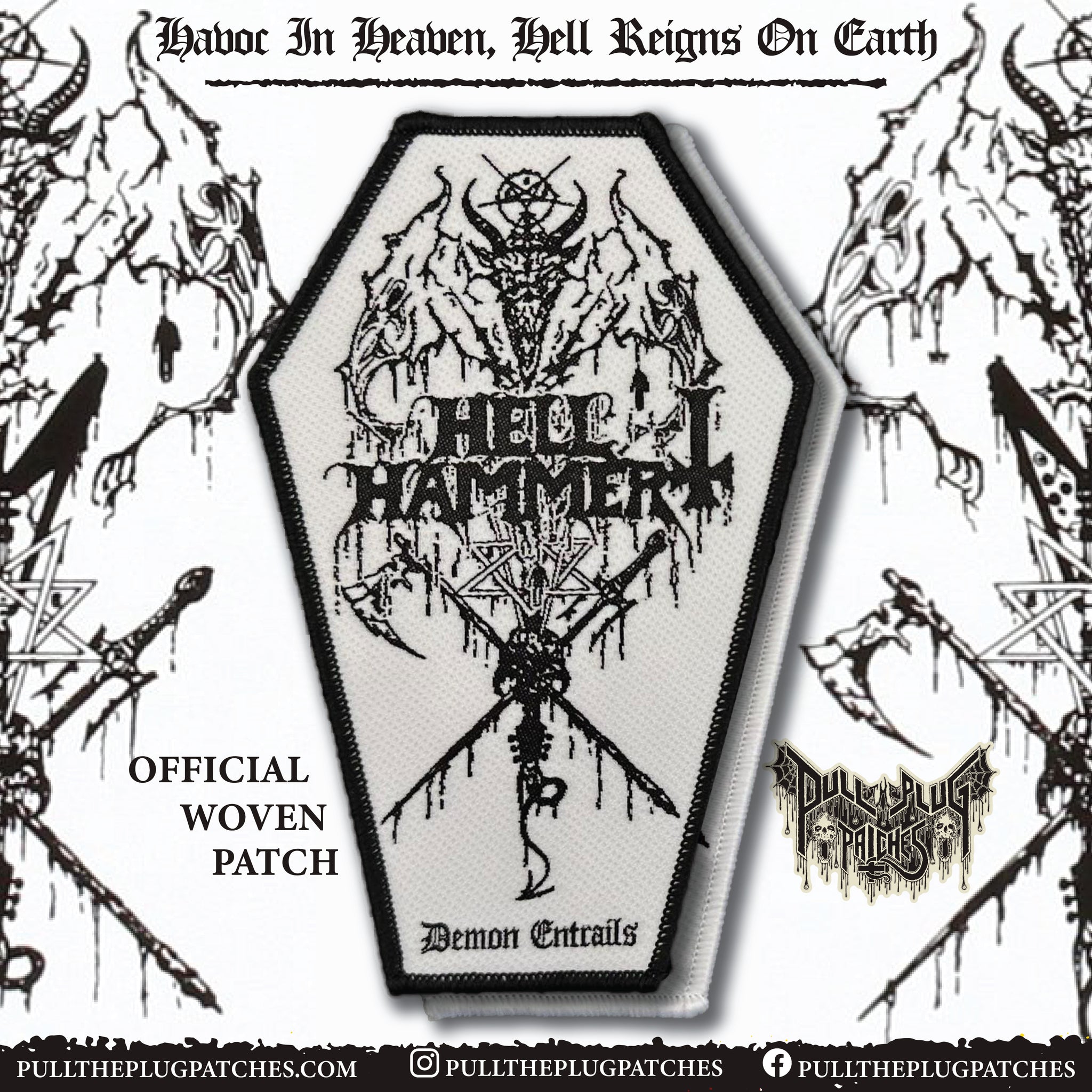 Hellhammer – Pull The Plug Patches