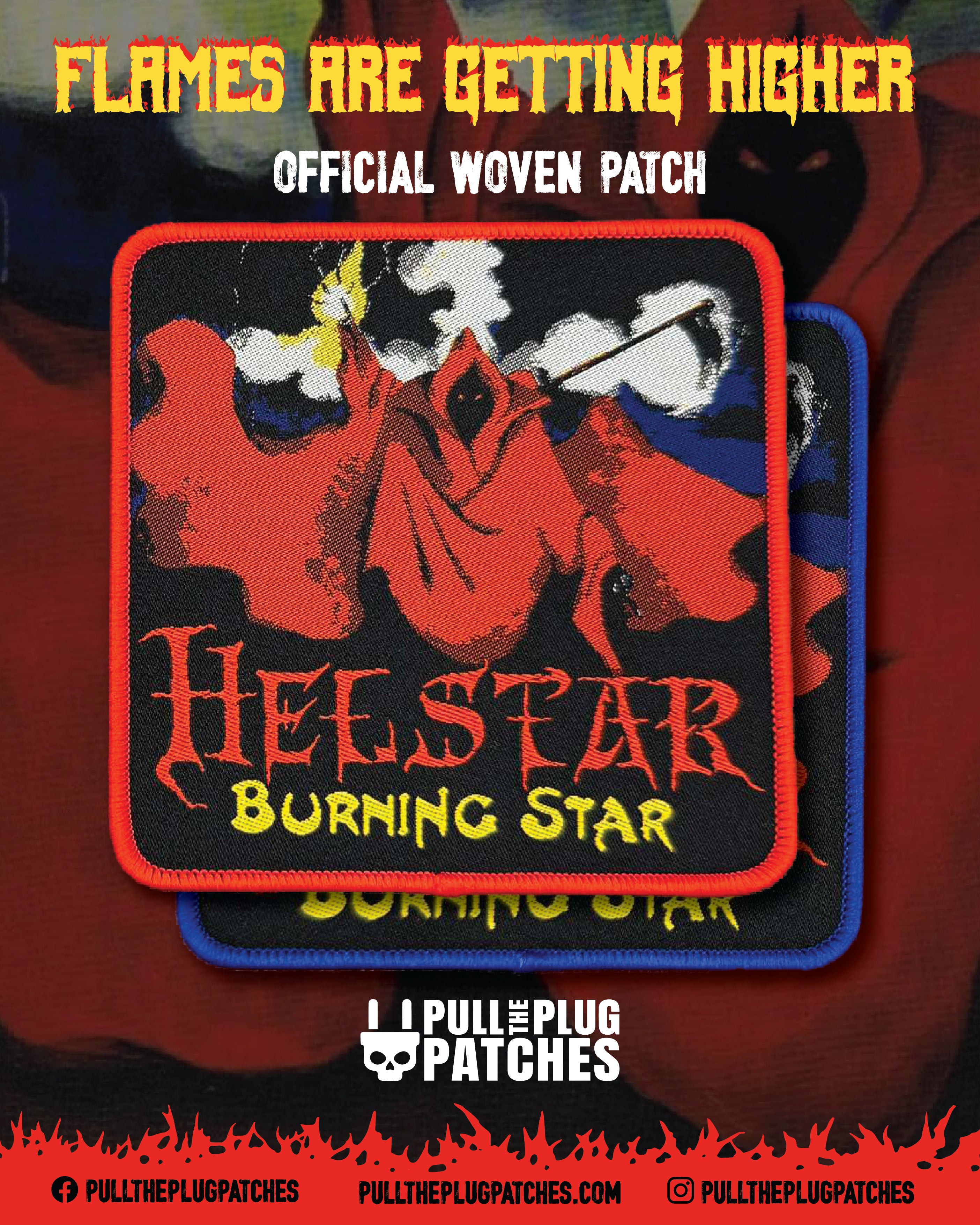 Helstar - Burning Star - Patch – Pull The Plug Patches