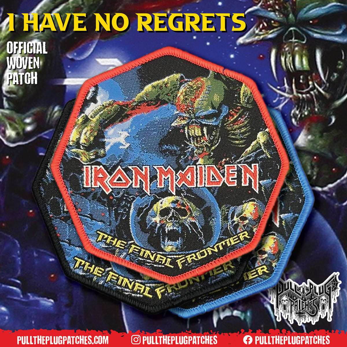 Iron Maiden - The Final Frontier – Pull The Plug Patches