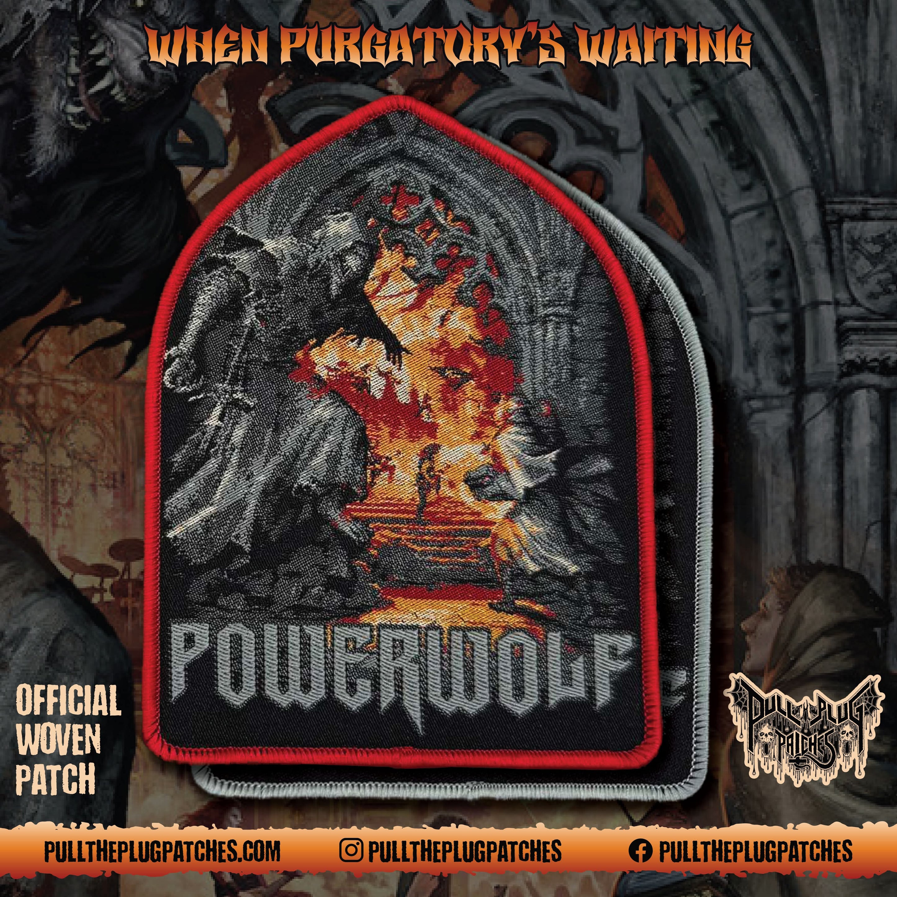 Powerwolf - Purgatory's Waiting - Patch – Pull The Plug Patches