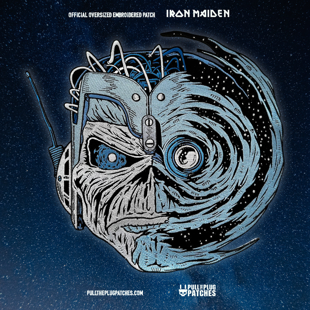 Iron Maiden Oversized Embroidered Patches – Pull The Plug Patches