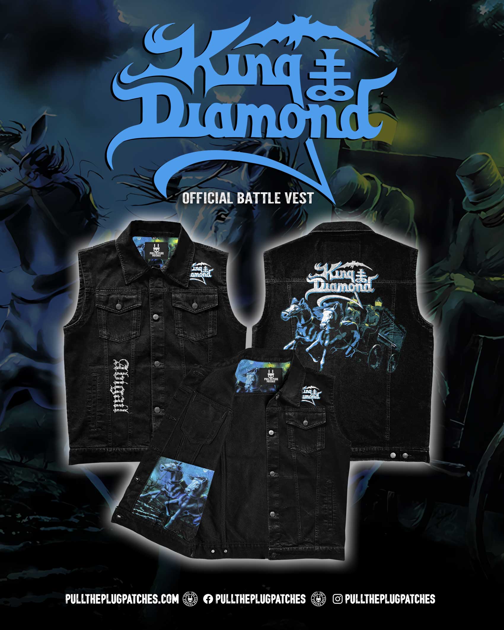 King Diamond - Abigail - Vest – Pull The Plug Patches