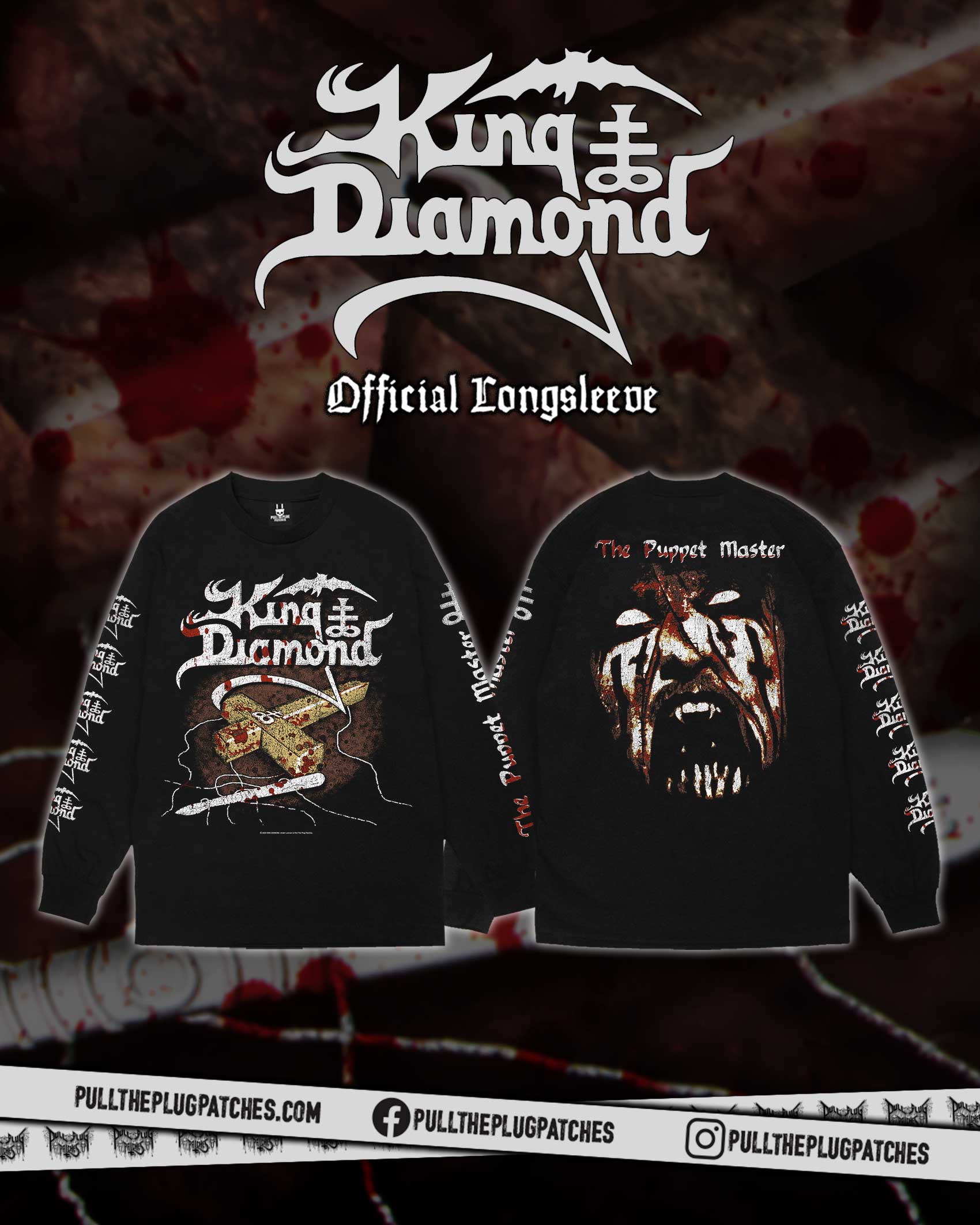 King Diamond - The Puppet Master - Longsleeve Shirt – Pull The Plug Patches