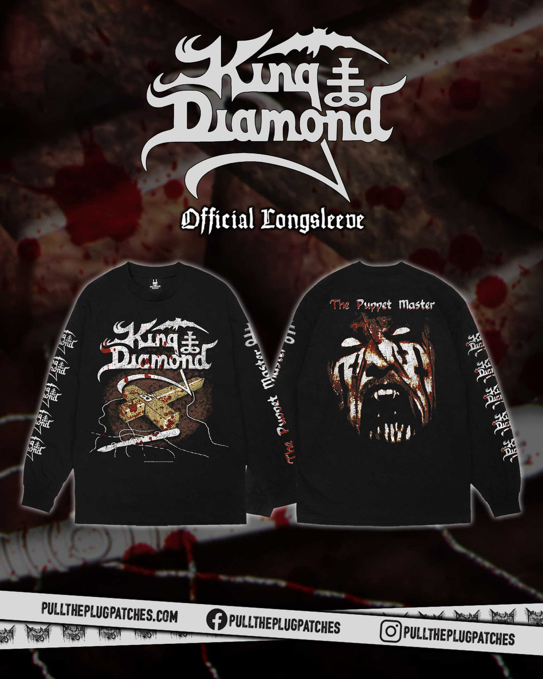 King Diamond – Pull The Plug Patches