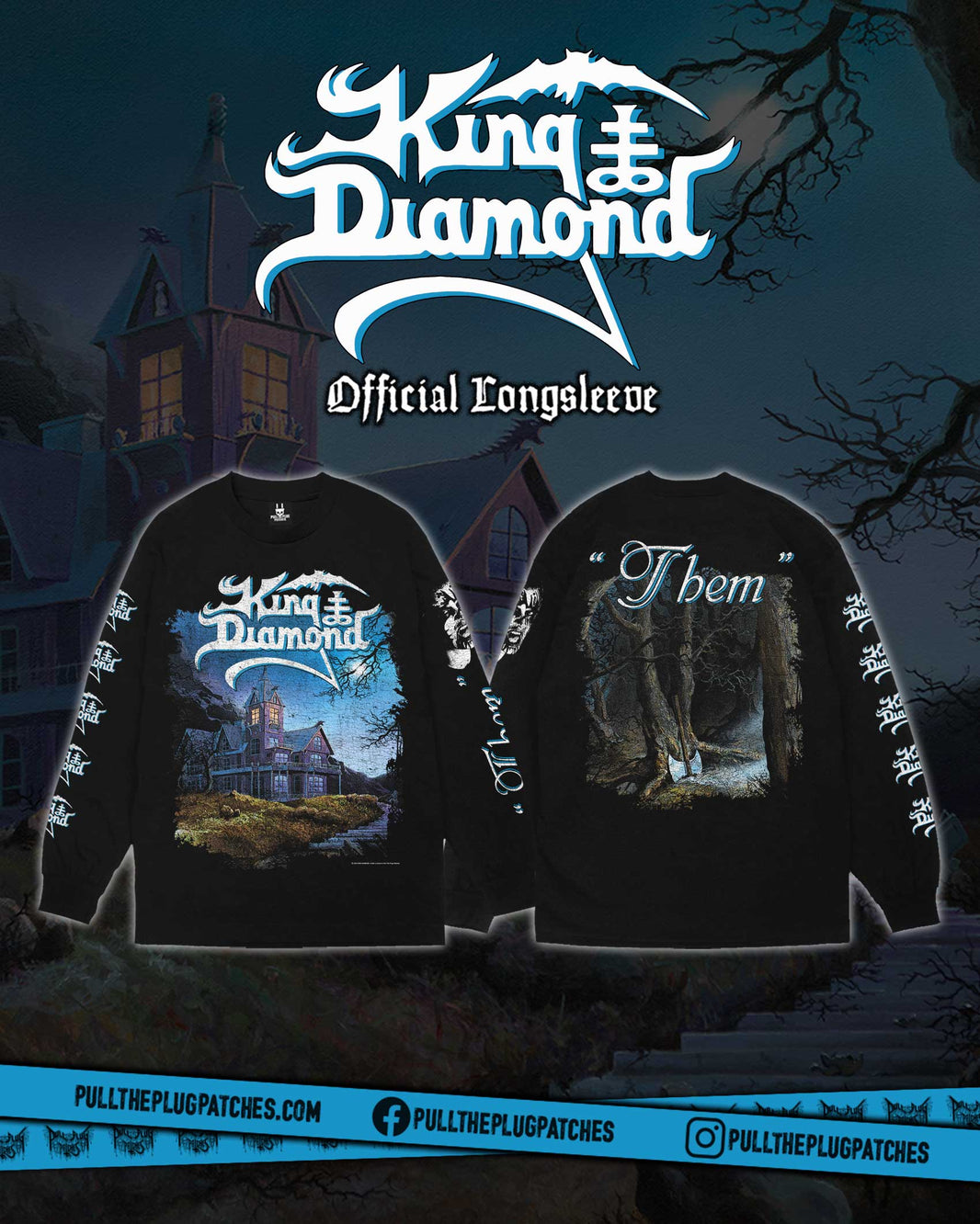 King Diamond – Pull The Plug Patches
