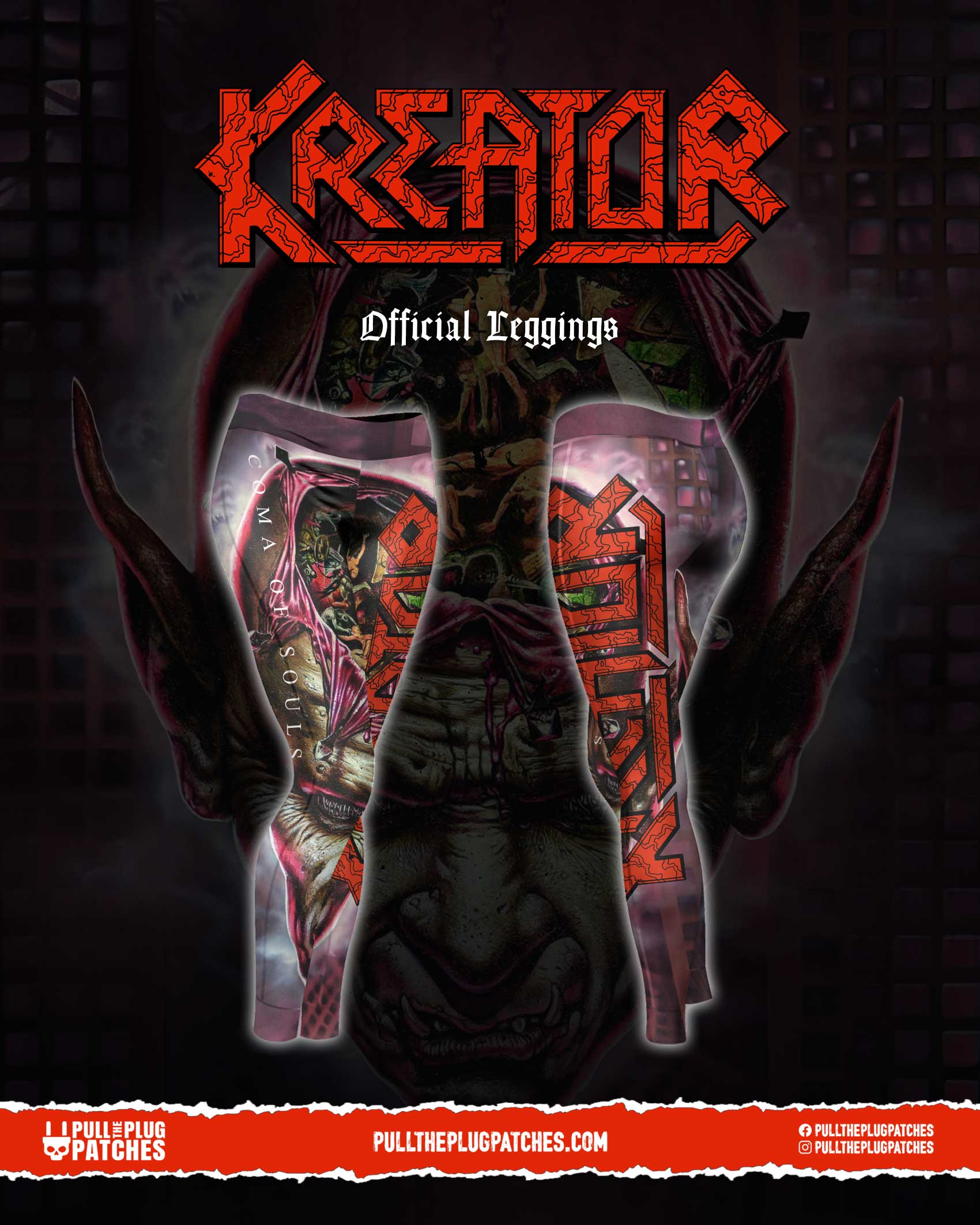 Kreator - Coma Of Souls - Leggings – Pull The Plug Patches