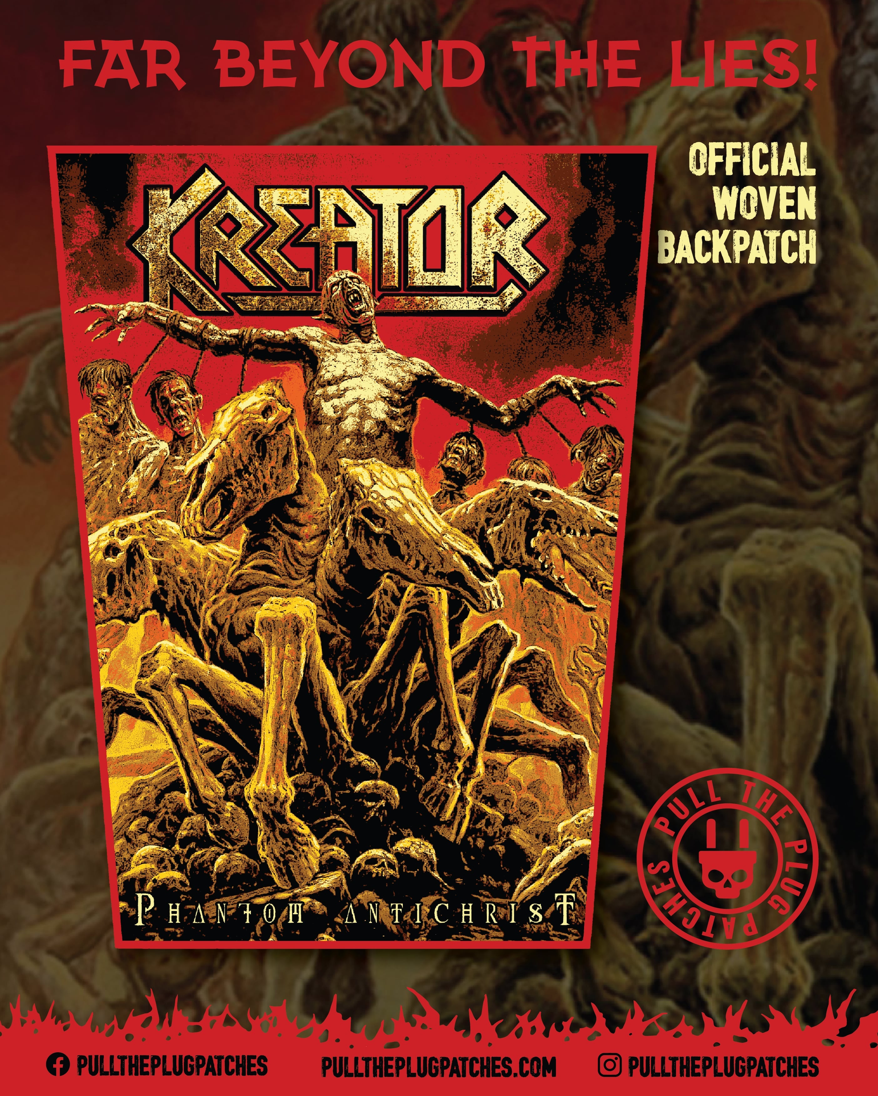 Kreator – Pull The Plug Patches