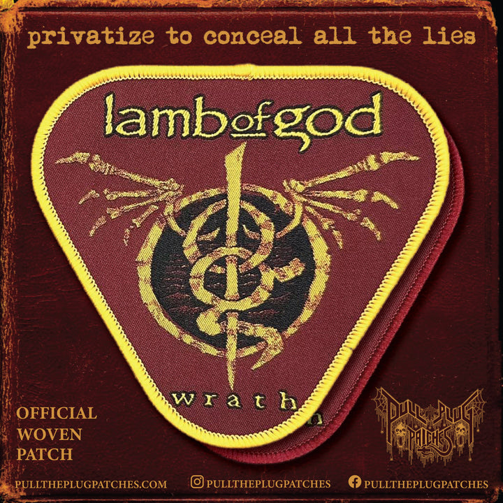 Lamb Of God – Pull The Plug Patches