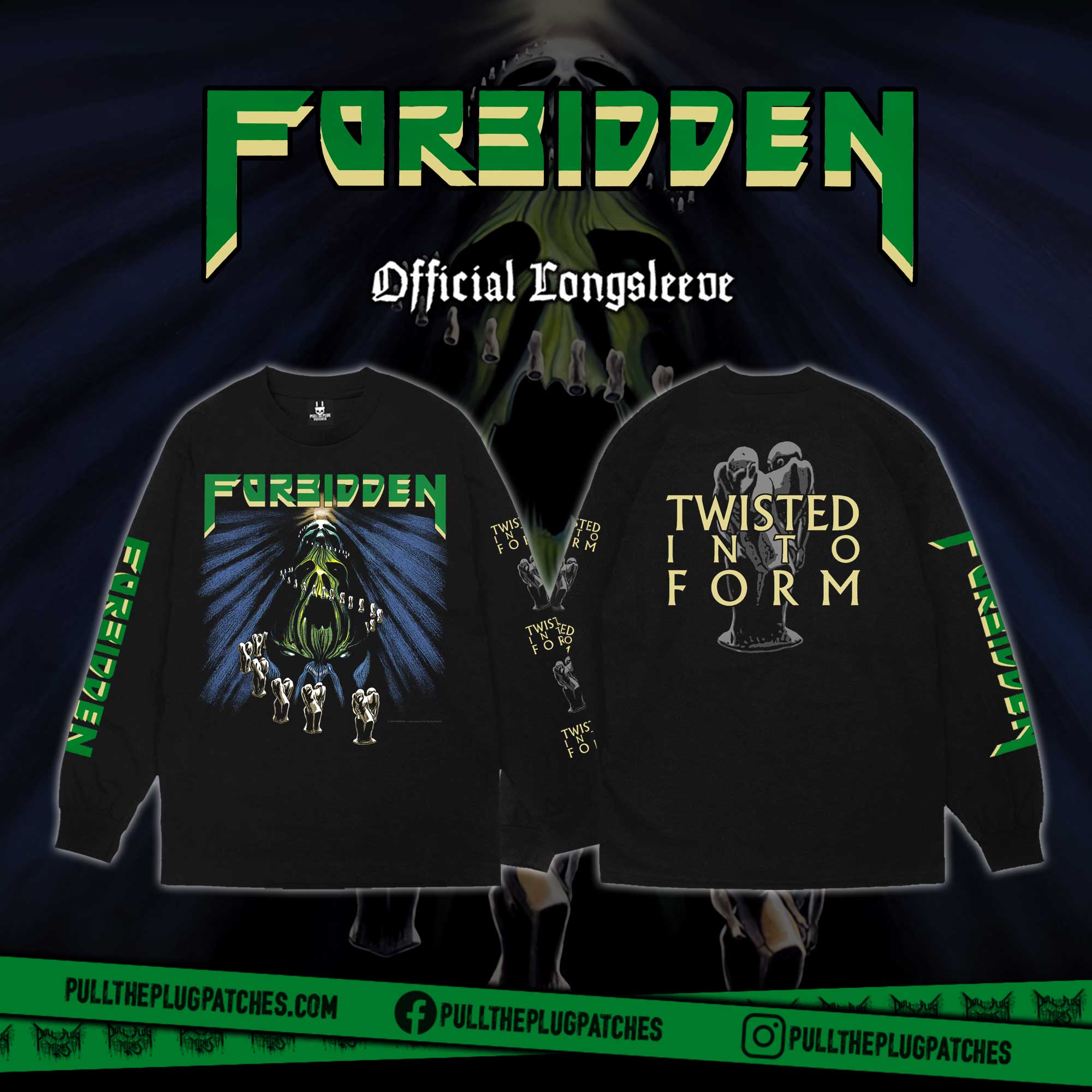 Forbidden – Pull The Plug Patches