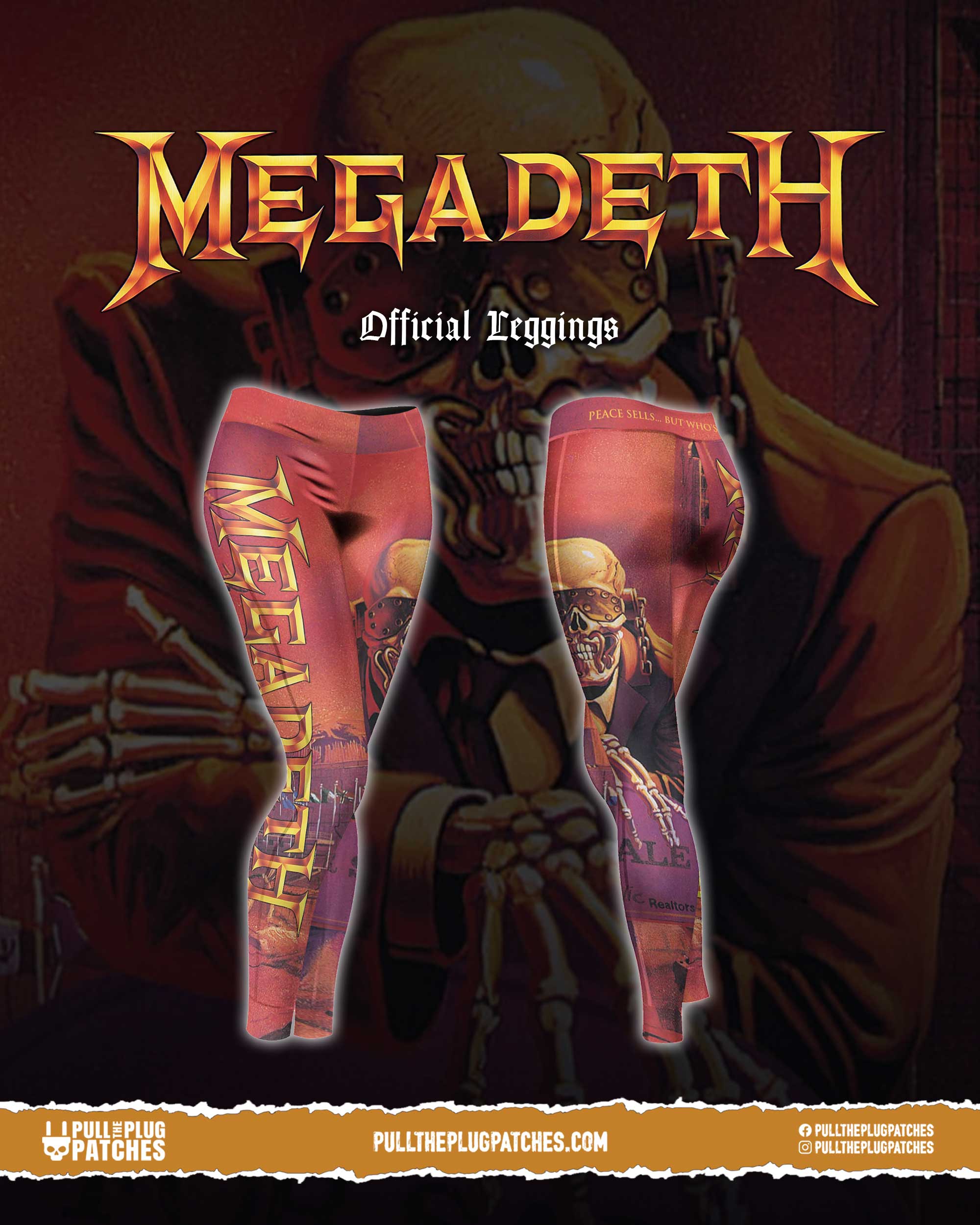 Megadeth - Peace Sells... But Who’s Buying? - Leggings – Pull The Plug ...
